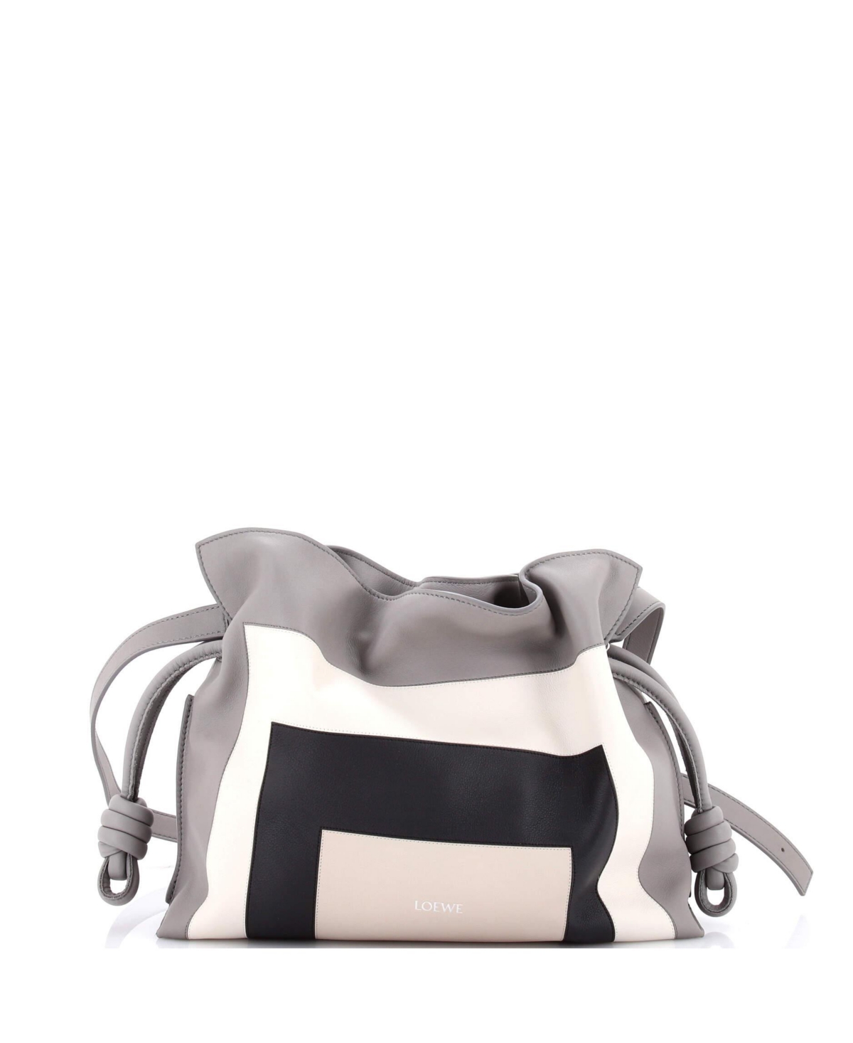 Click here for Pre-Owned Loewe Medium x Albers Flamenco Knot Clut... prices