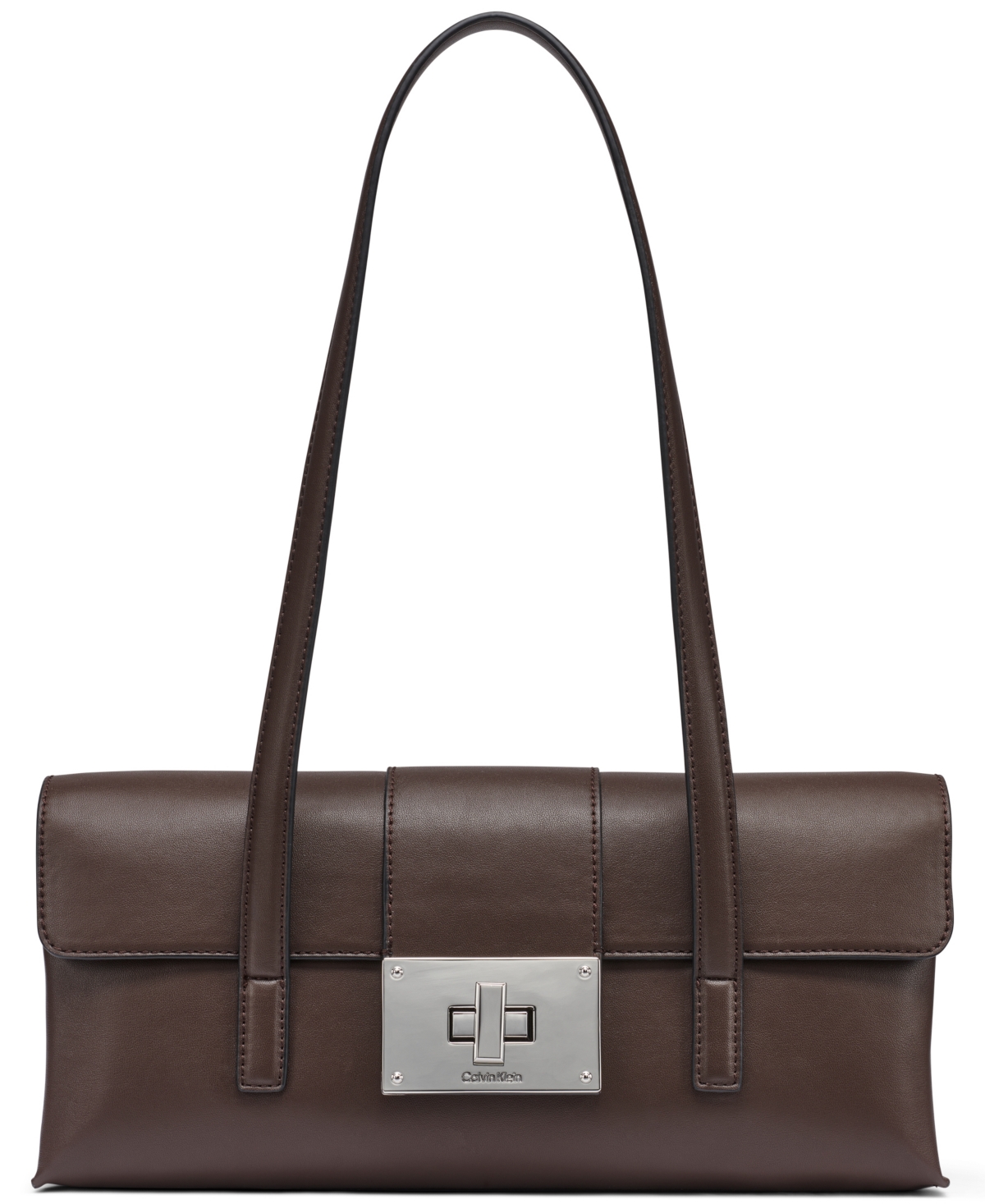 Click here for Calvin Klein Saige Medium Shoulder Handbag - Java prices
