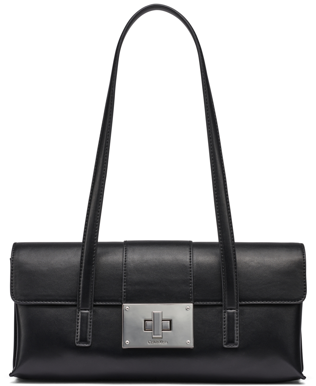 Click here for Calvin Klein Saige Medium Shoulder Handbag - Black... prices