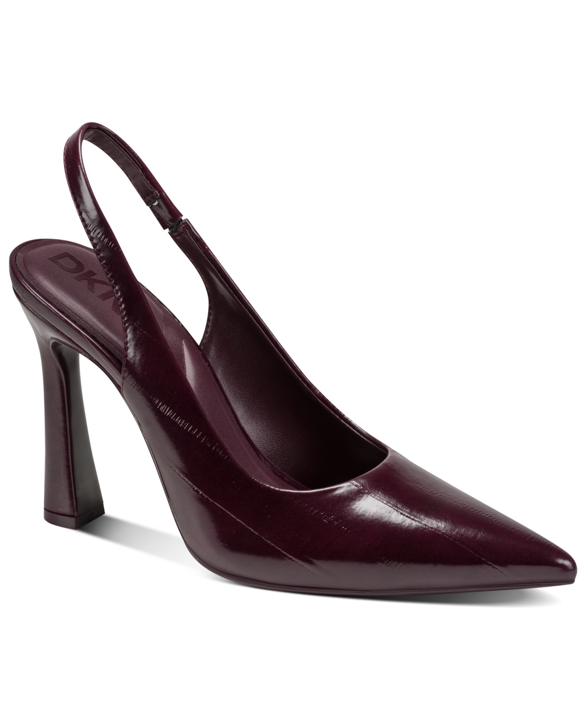 Click here for Dkny Womens Caytina Slingback Pumps - Sangria Eel prices