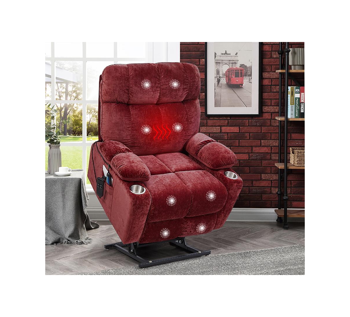 Click here for Clihome Dual Motor Power Lift Recliner Chair for E... prices