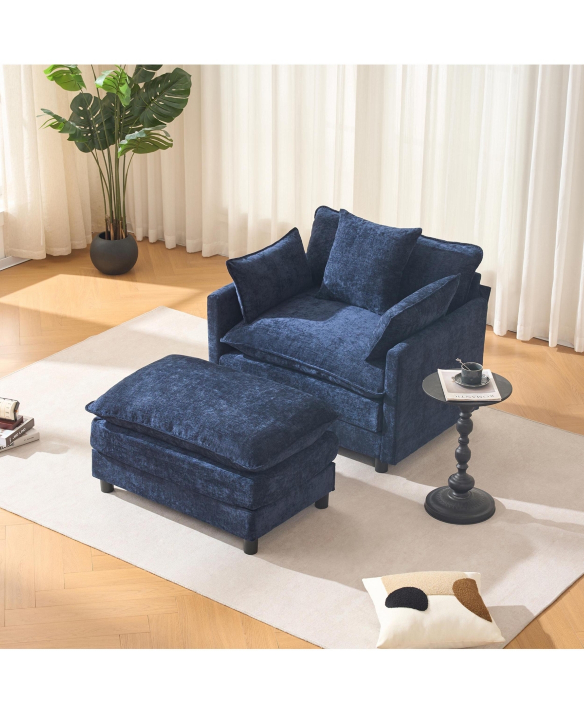 Click here for Boyel Living 39.4 Inch Modern Accent Chair with Ot... prices