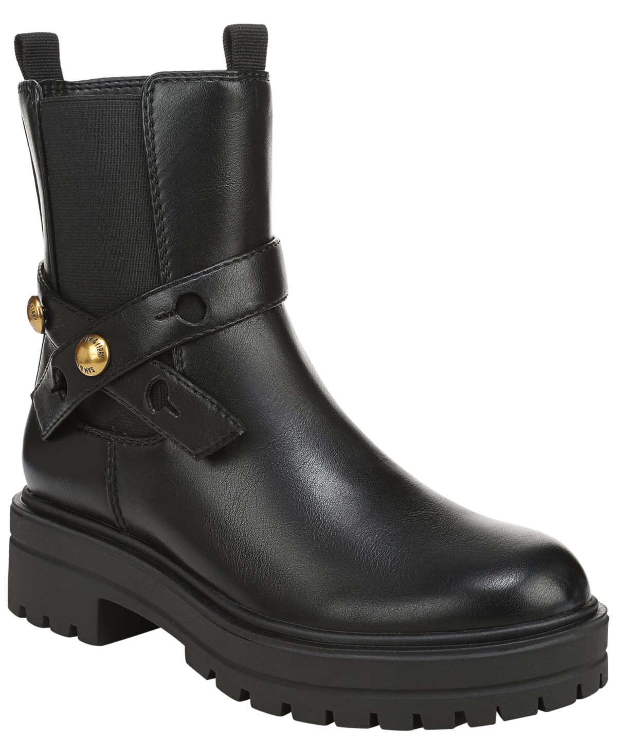 Click here for Sam and Libby Womens Kenya Lug Sole Pull-On Bootie... prices
