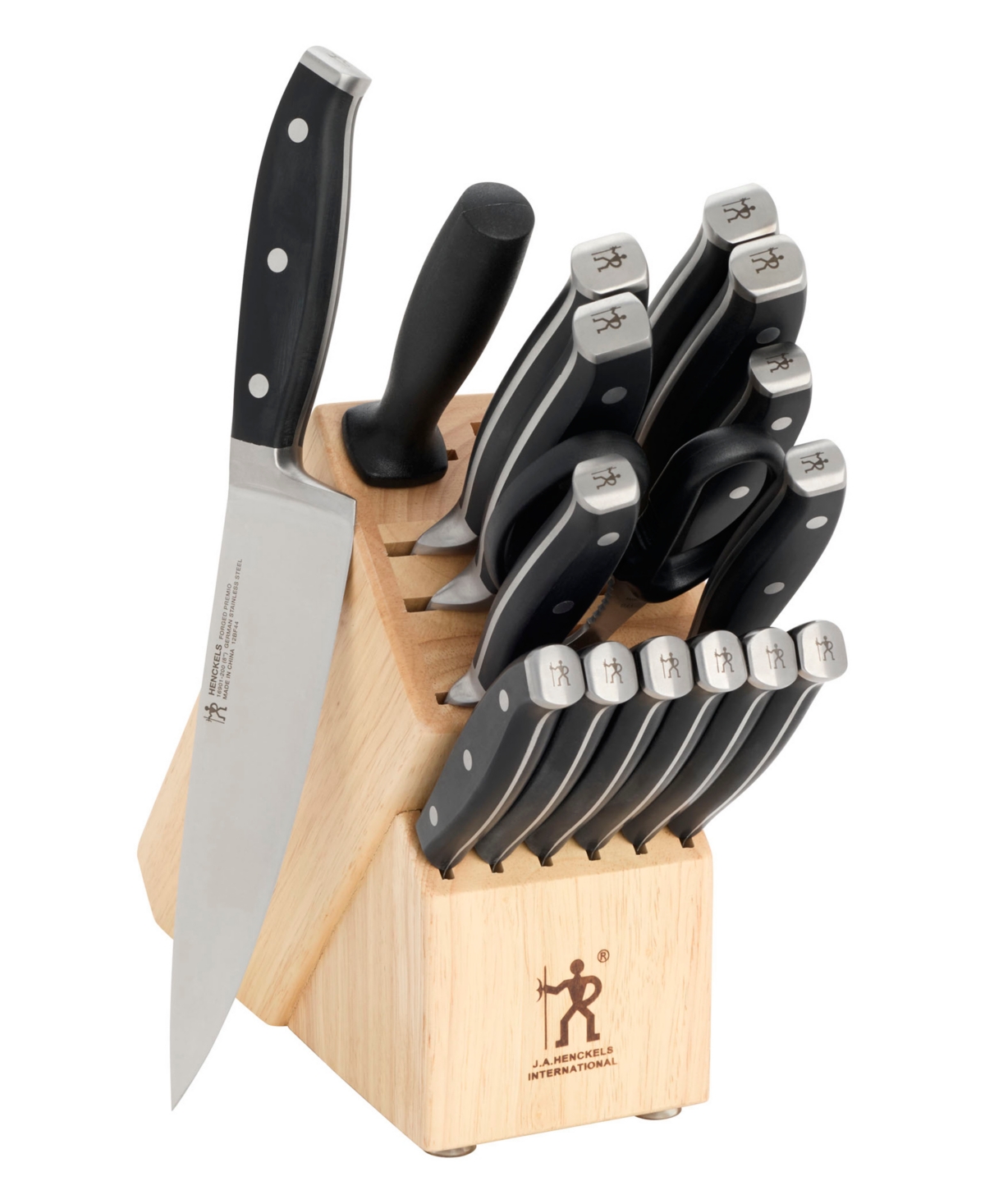 Click here for Henckels Forged Premio 17-Piece Knife Block Set -... prices