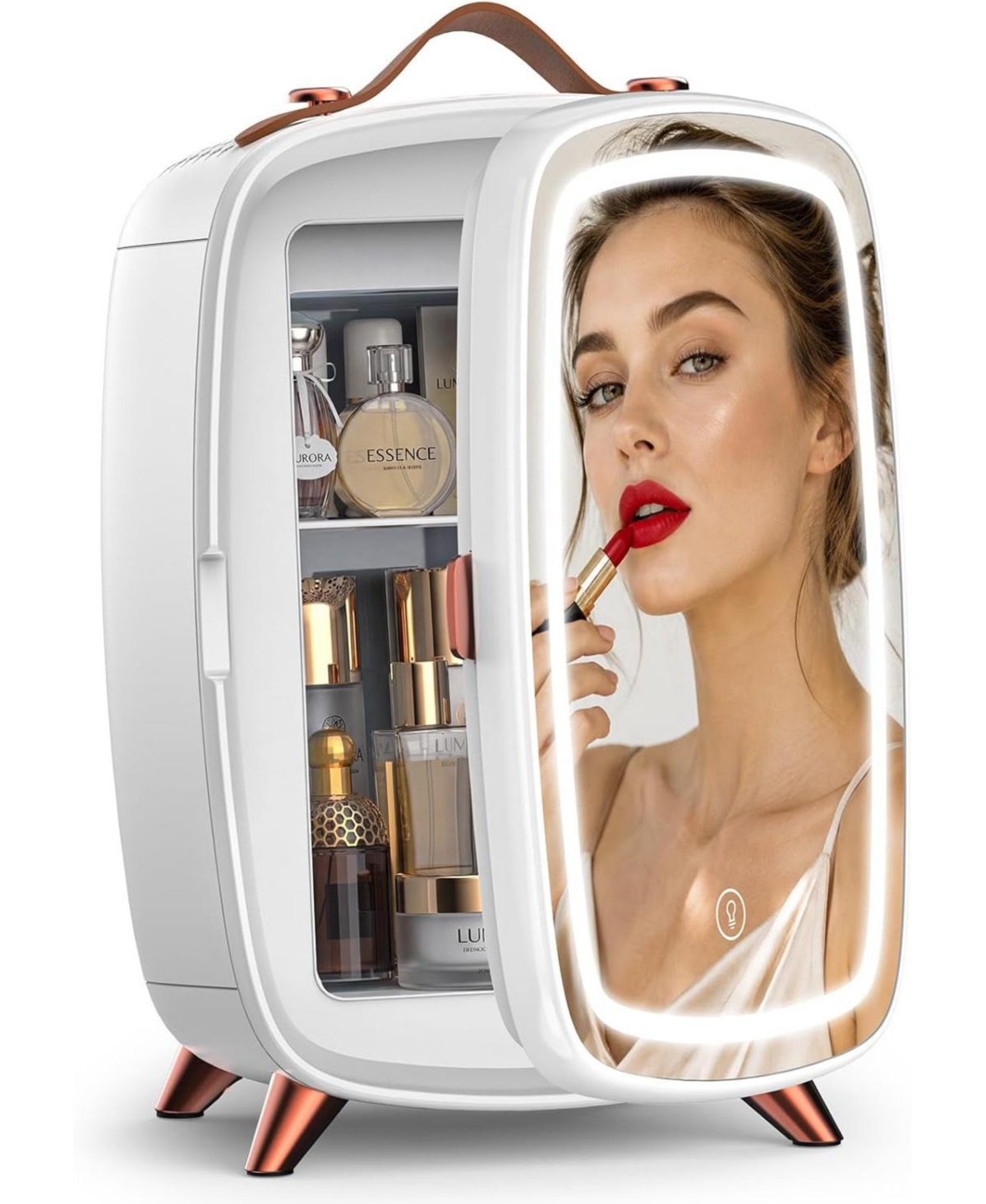 Click here for Cowsar 6L Mini Fridge with Led Mirror for Cosmetic... prices