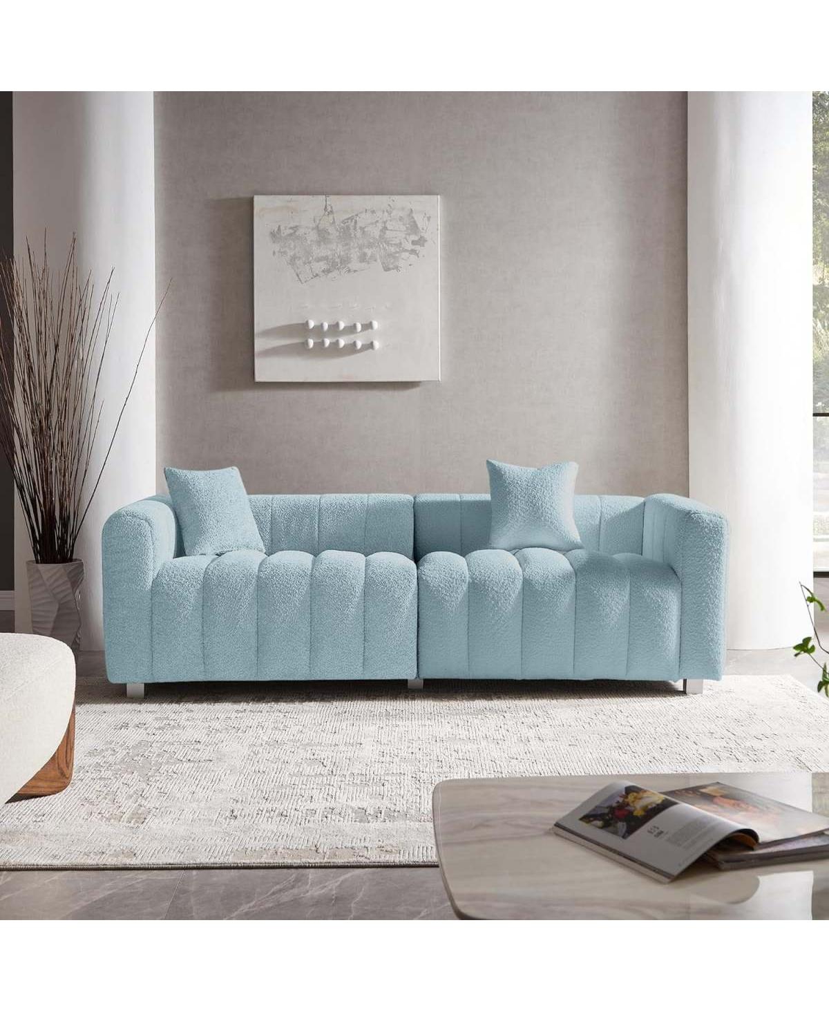 Click here for Streamdale Furniture Premium Velvet 3-Seater Sofa... prices