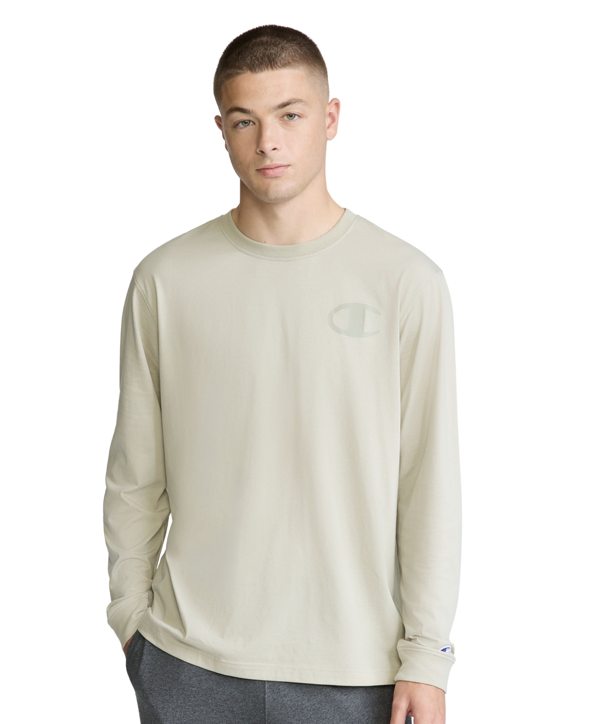 Click here for Champion Mens Large C Graphic Logo Long-Sleeve T-S... prices
