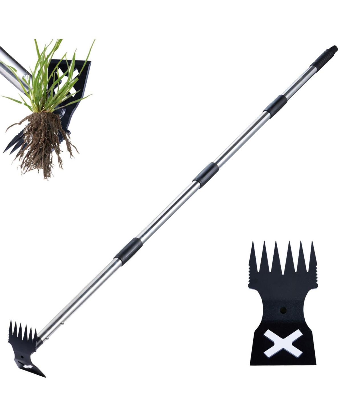 Click here for Xdovet Weed Puller Long Handle Manual Weeder Rake... prices