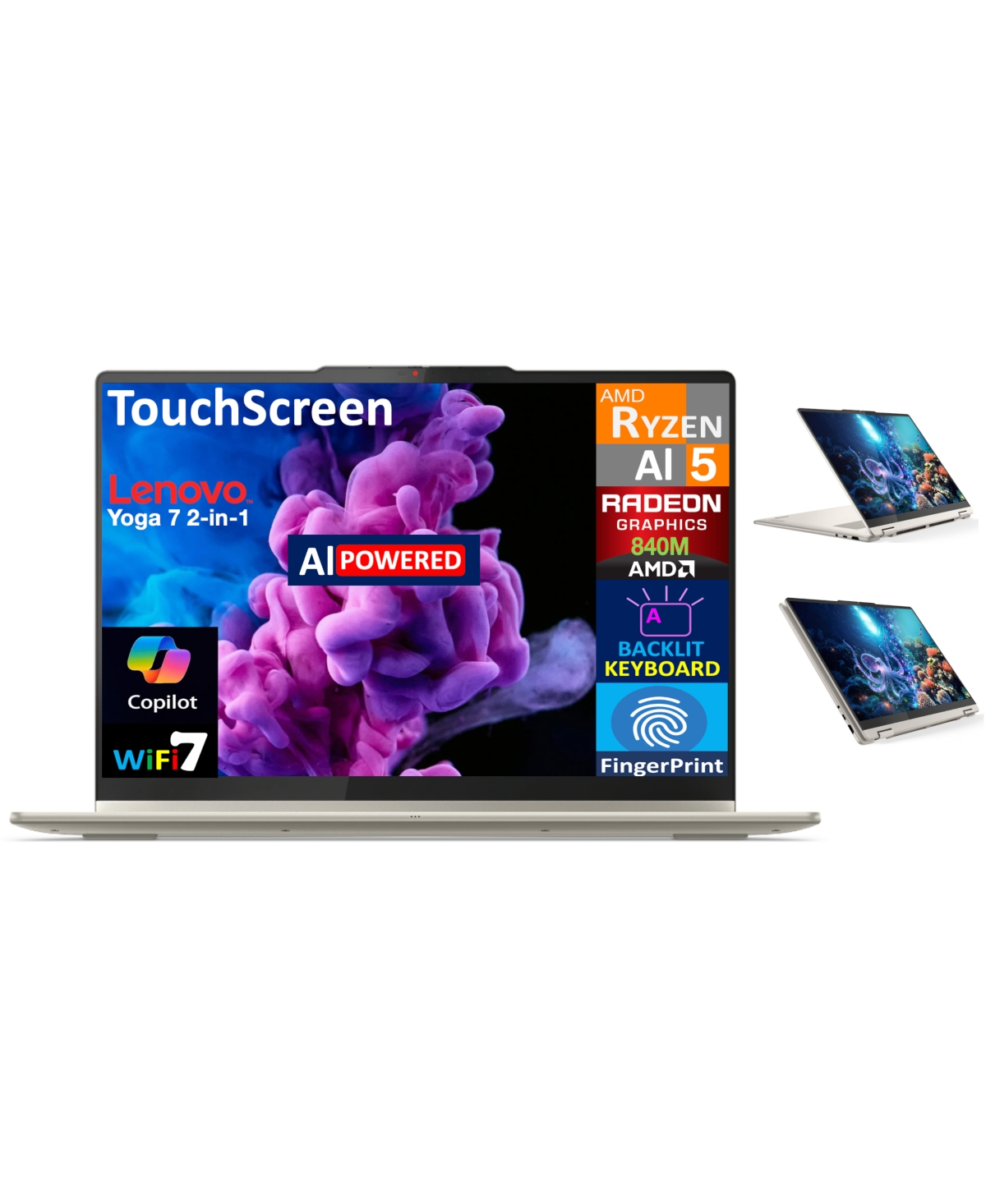 Click here for Lenovo Yoga 2-in-1 Laptop 16.0 Wuxga Display (Amd... prices
