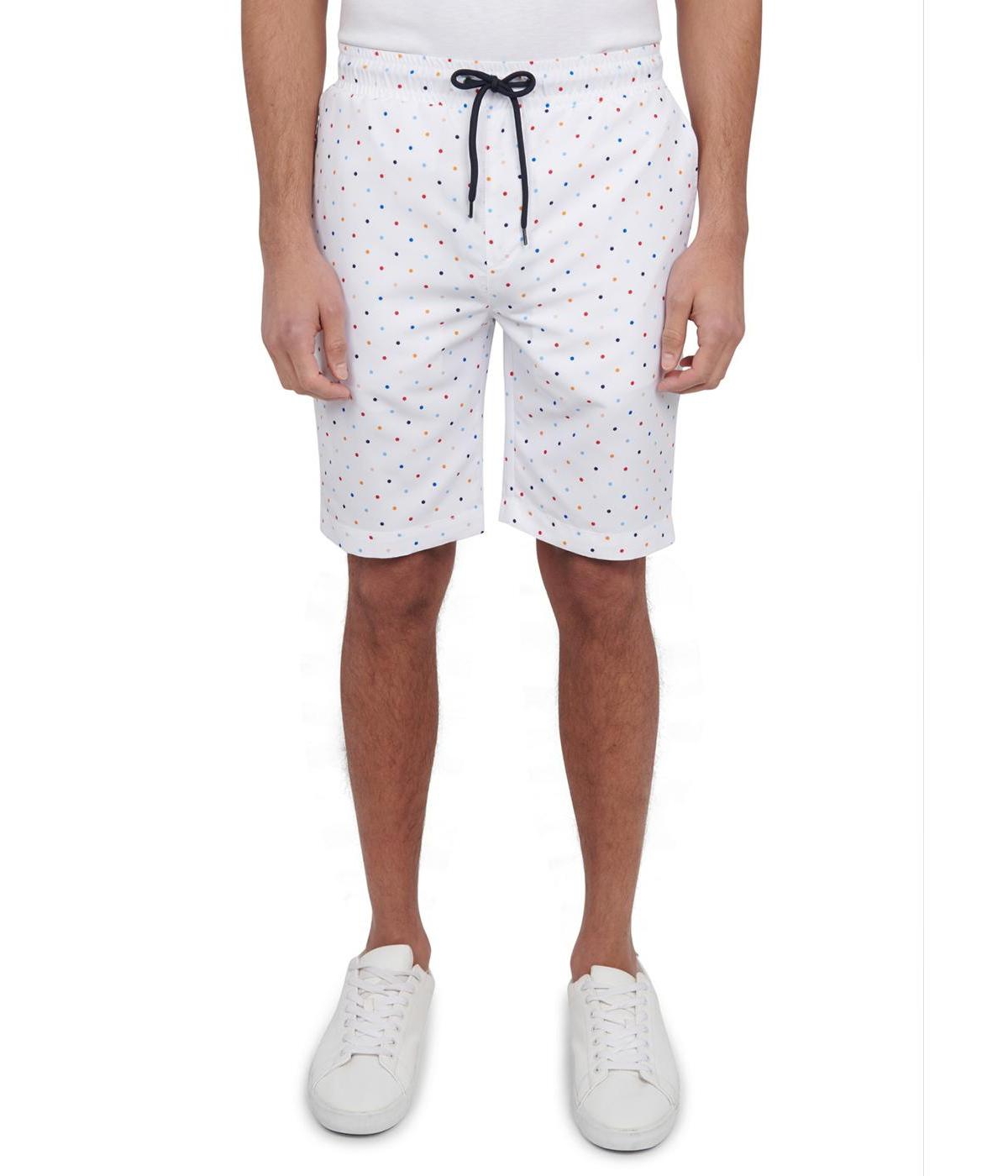 Click here for Society of Threads Mens Slim Fit Polka Dot Shorts... prices