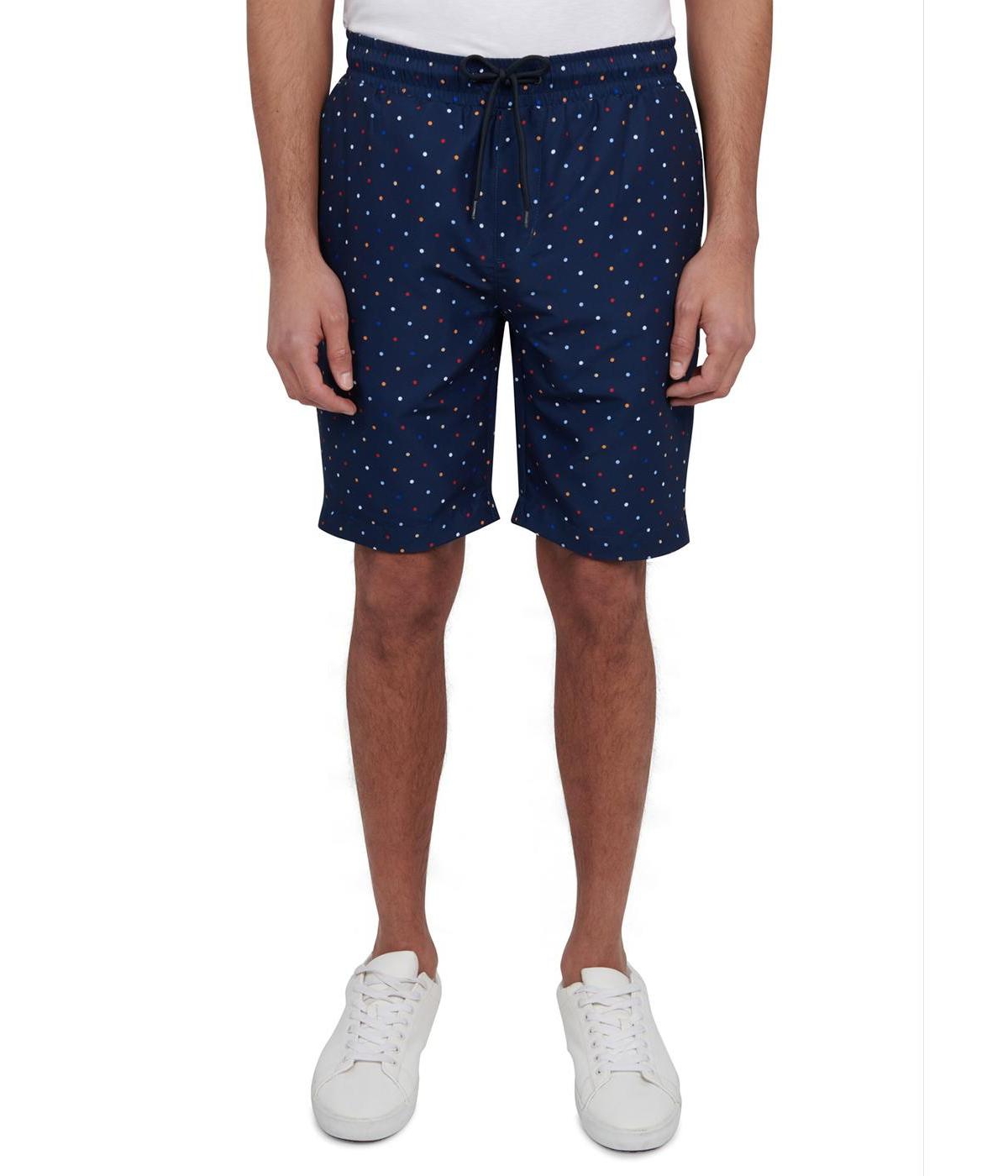 Click here for Society of Threads Mens Slim Fit Polka Dot Shorts... prices