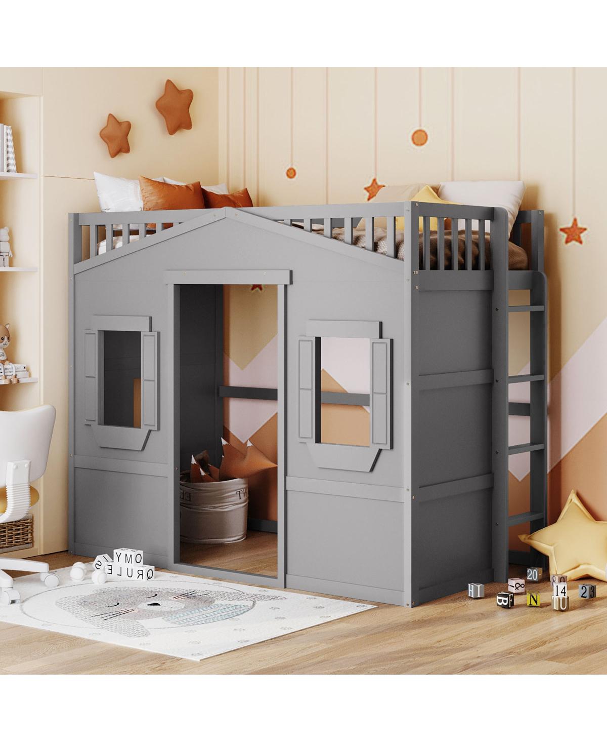 Click here for Streamdale Furniture House Loft Bed With Ladder -... prices
