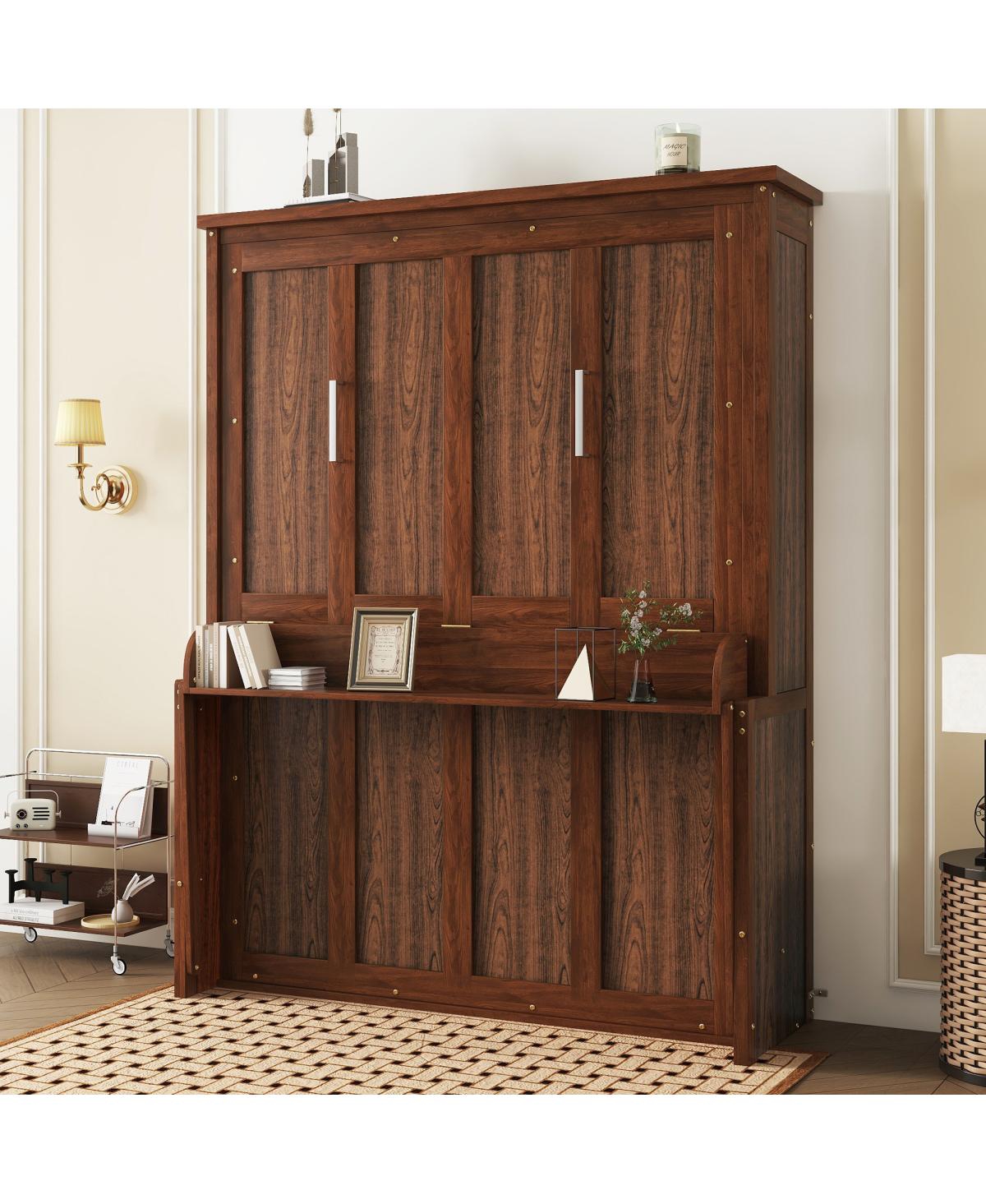 Click here for Streamdale Furniture Queen Size Wood Murphy Bed wi... prices