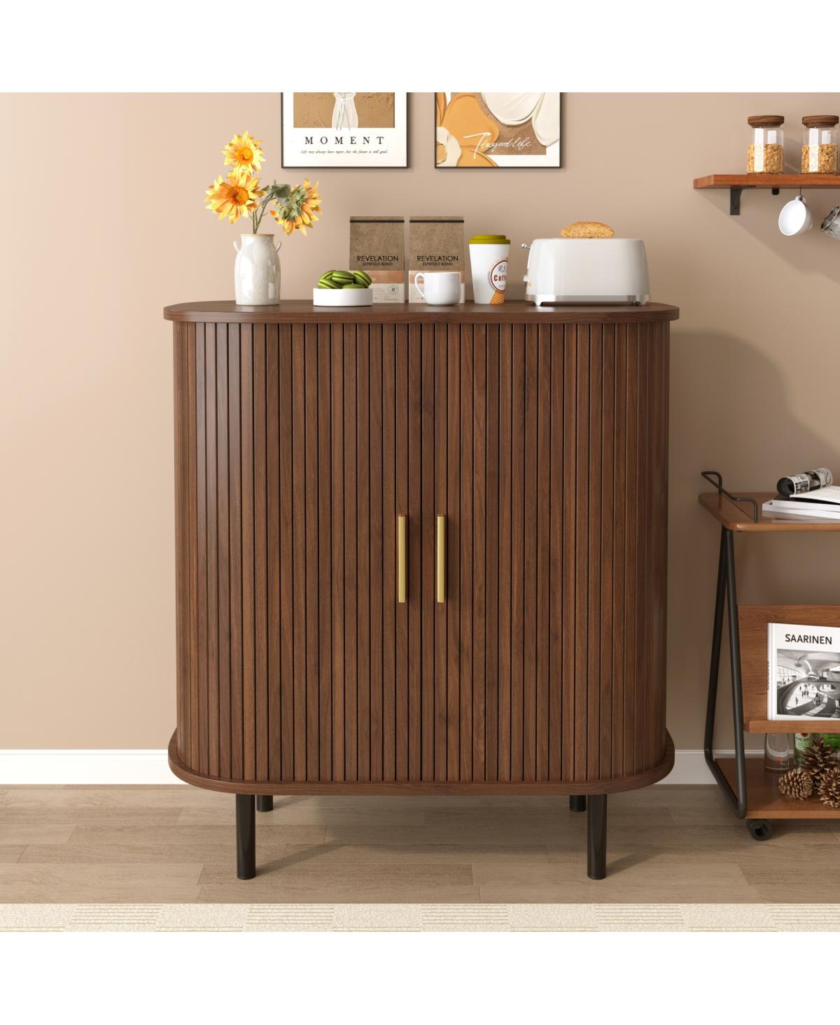 Click here for Streamdale Furniture 28 Fluted Wine Bar Cabinet wi... prices