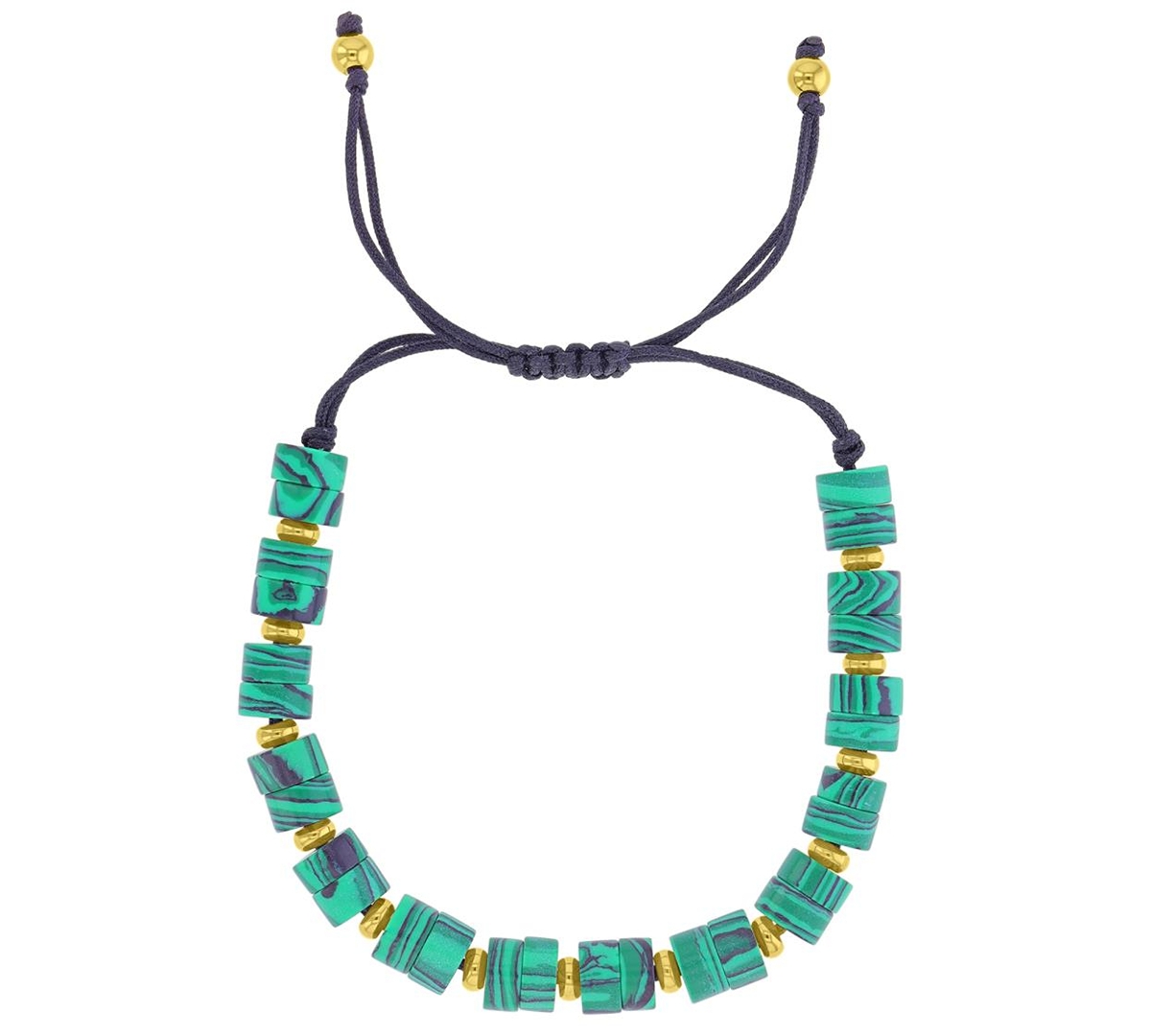 Click here for Quiksilver Mens 18k Gold-Plated Steel Malachite Be... prices
