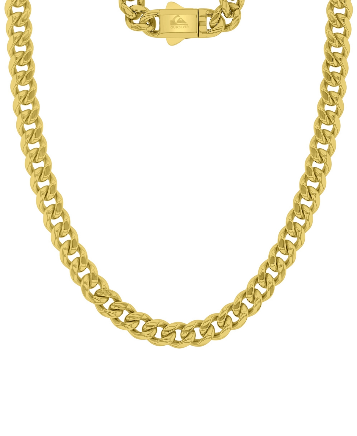 Click here for Quiksilver Mens Miami 18k Yellow Gold-Plated Cuban... prices