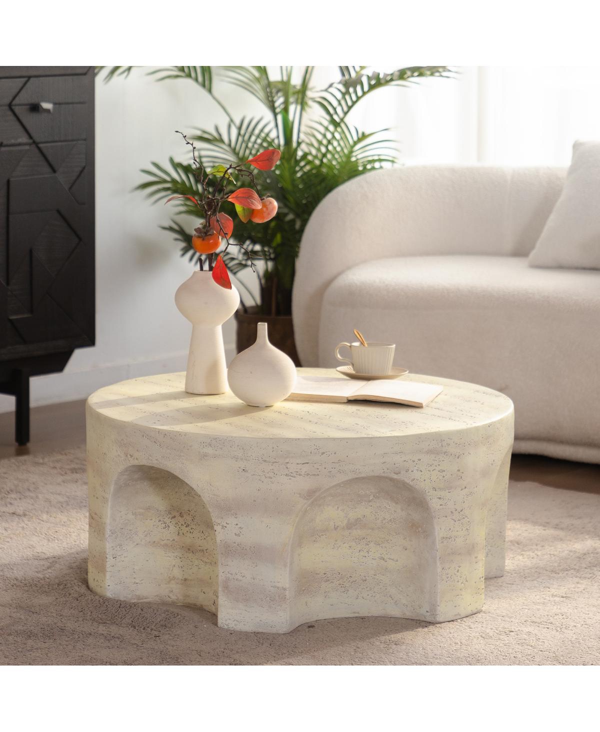 Click here for Streamdale Furniture MgO Modern Minimalist Round A... prices