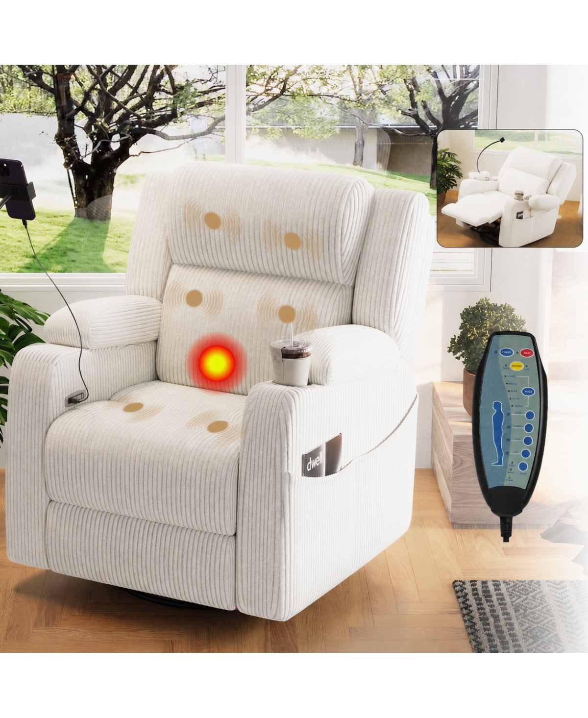 Click here for Streamdale Furniture Electric Power Recliner with... prices