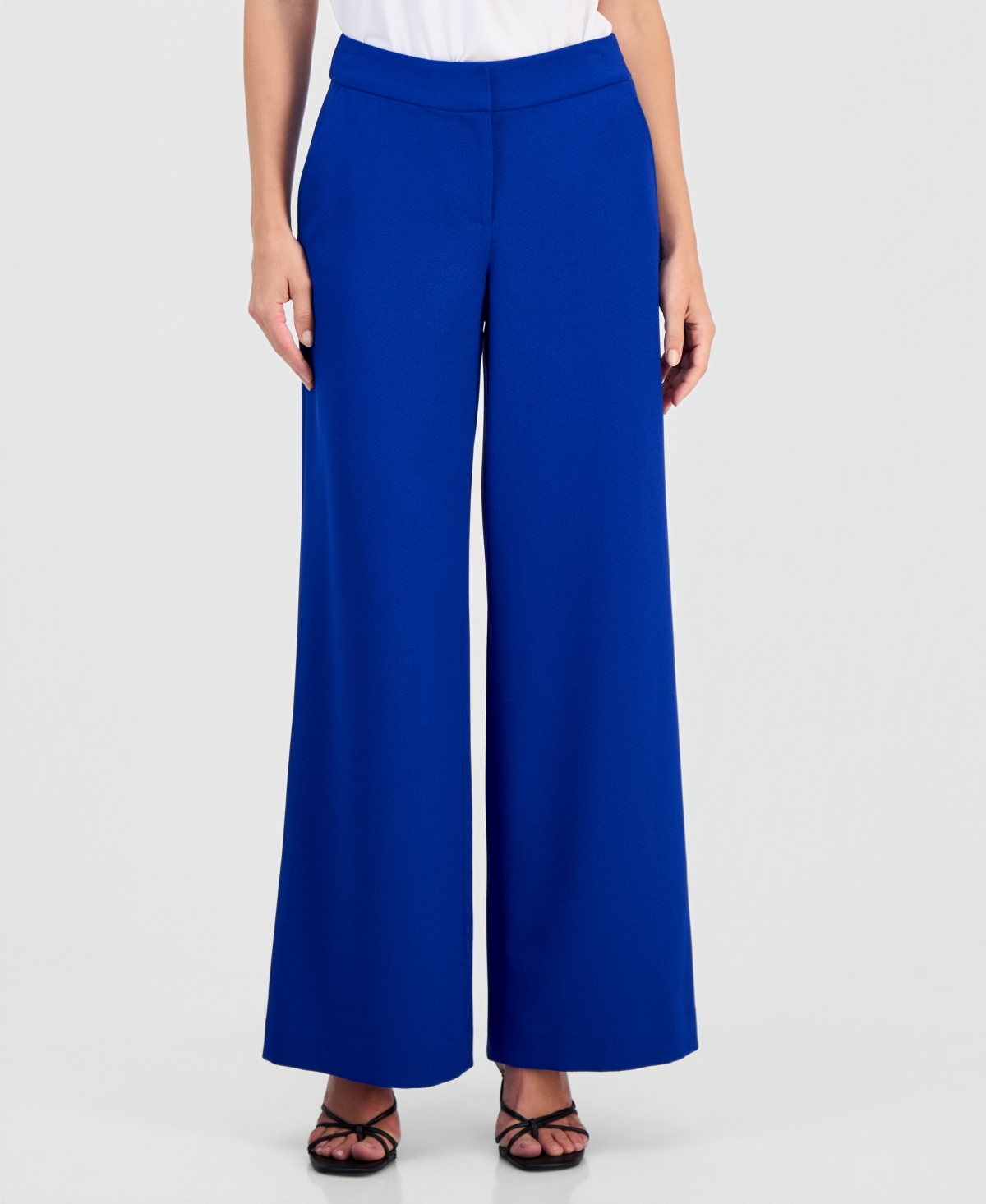 Click here for Tahari Asl Womens Wide-Leg Pants - Cobalt prices