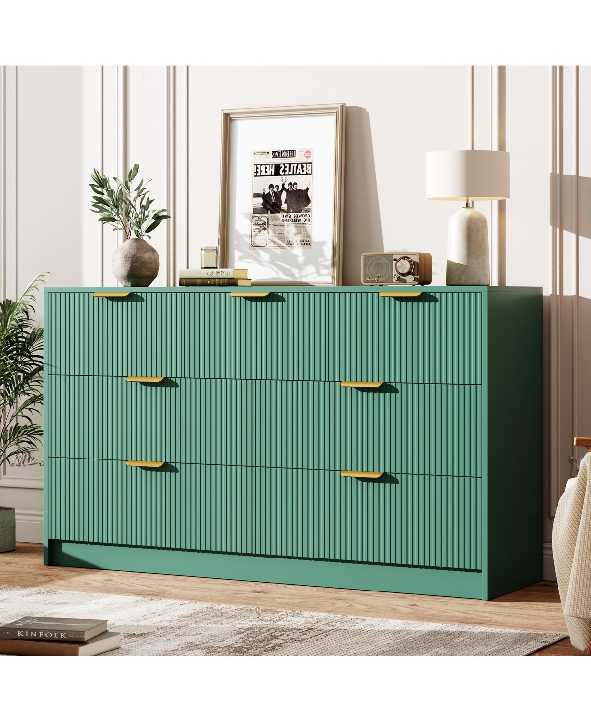 Click here for gaomon Fluted 7 Drawers Dresser for Bedroom  Wide... prices
