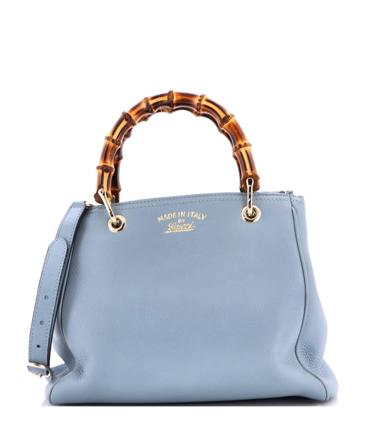 Click here for Pre-Owned Gucci Small Bamboo Shopper Tote Leather... prices