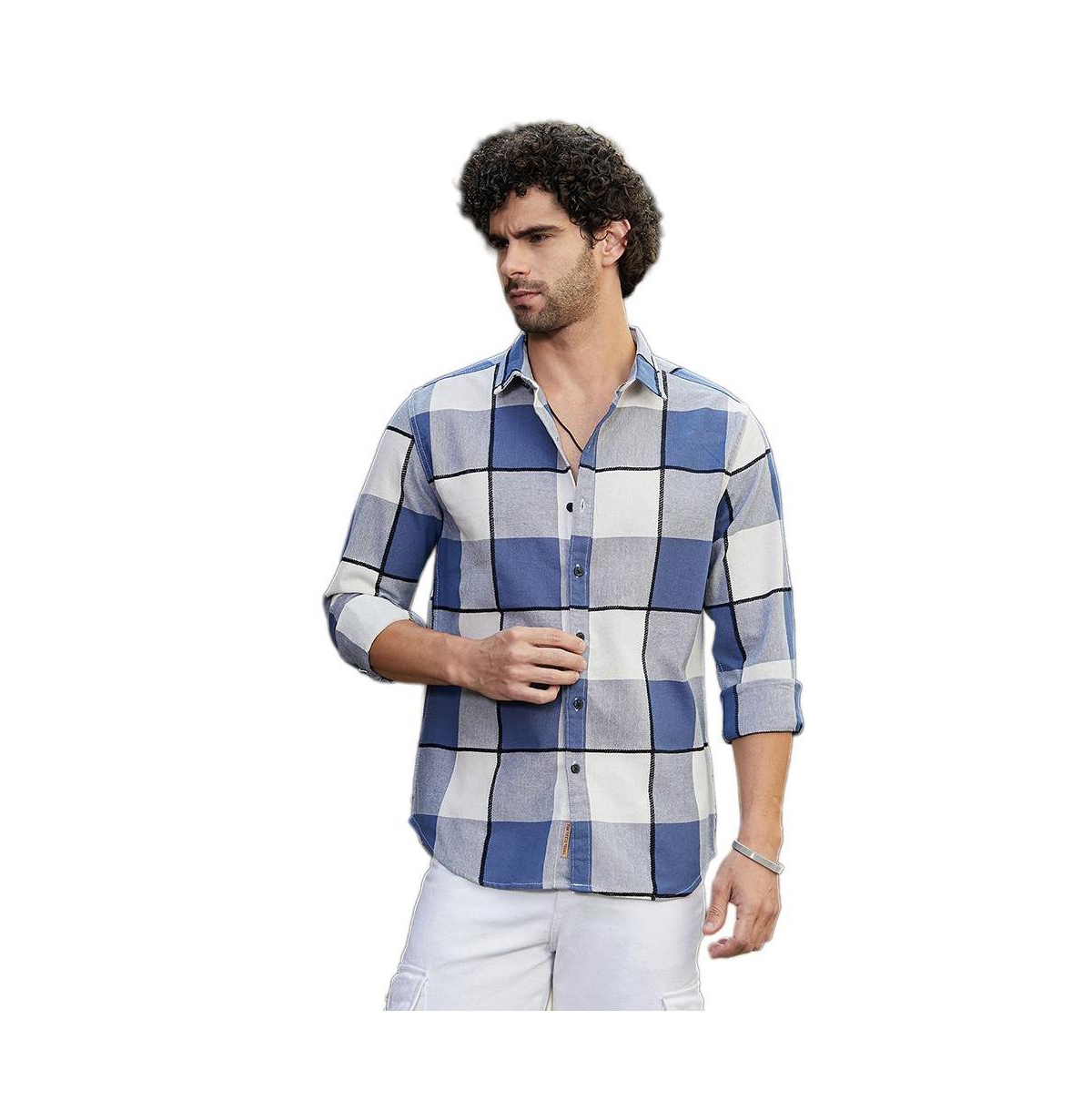 Click here for Campus Sutra Mens Framed-Buffalo Regular Shirt - S... prices