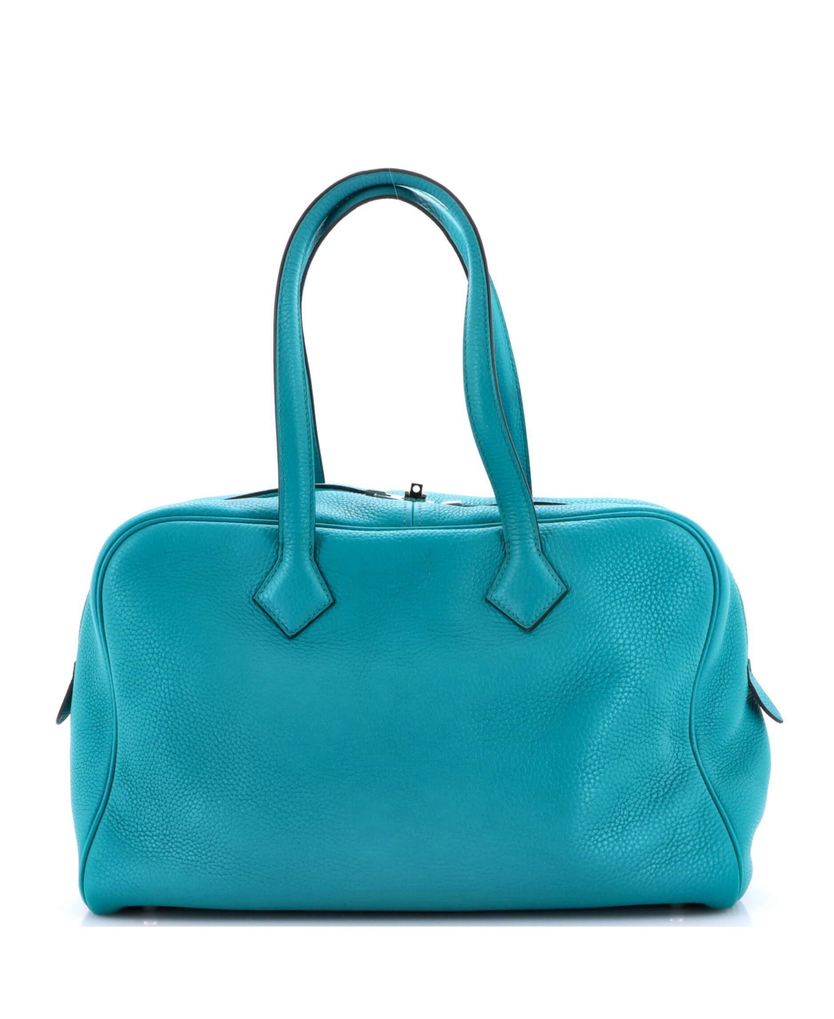 Click here for Pre-Owned HERMES 35 Victoria Ii Bag Clemence - Blu... prices