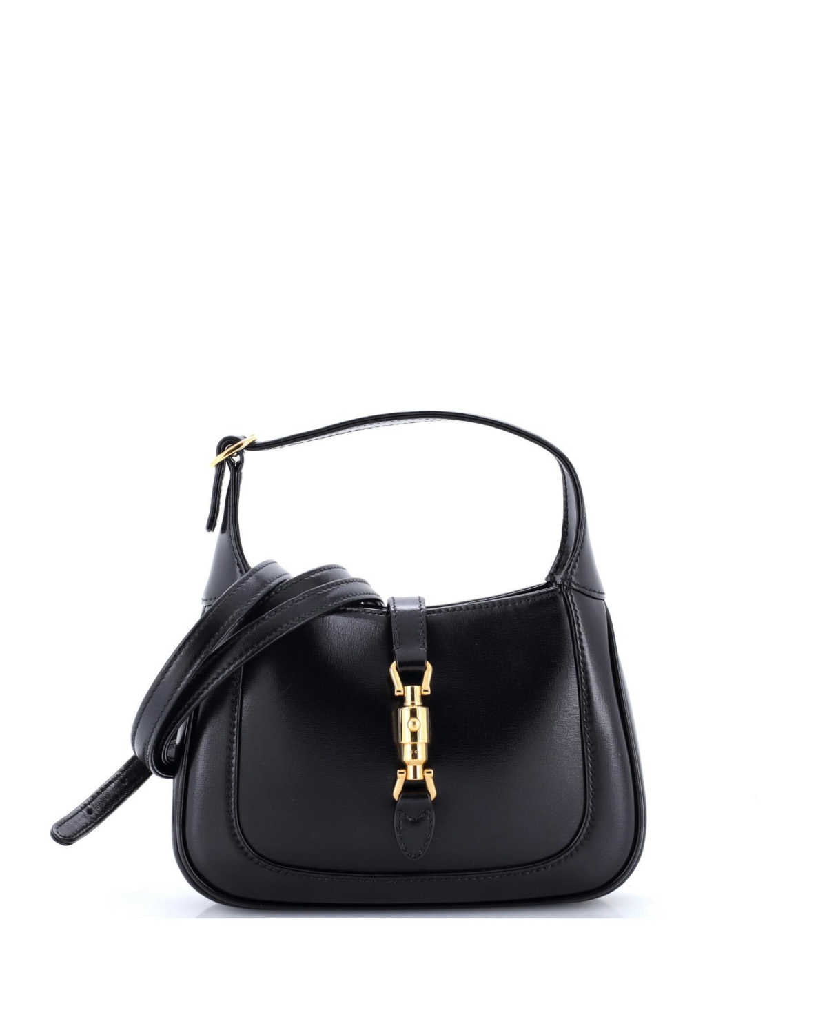 Click here for Pre-Owned Gucci Mini Jackie 1961 Hobo Leather - Bl... prices
