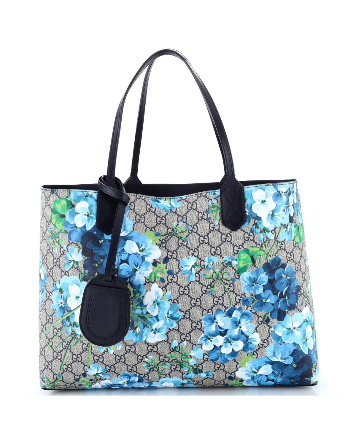 Click here for Pre-Owned Gucci Medium Reversible Tote Blooms Gg P... prices