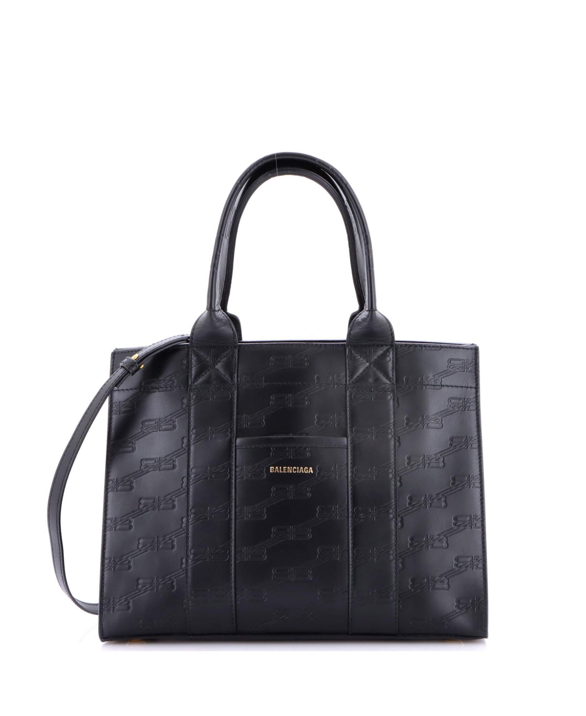 Click here for Pre-Owned Balenciaga Small Hardware Tote Embossed... prices