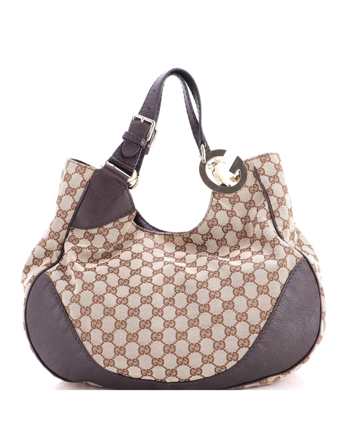 Click here for Pre-Owned Gucci Large Charlotte Tote Gg Canvas wit... prices