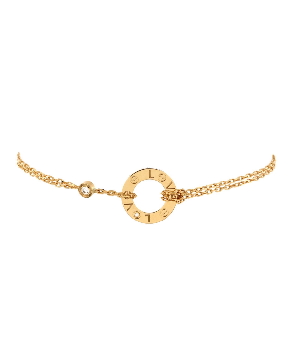 Click here for Pre-Owned Cartier 2 Diamonds Love Bracelet - 18k y... prices