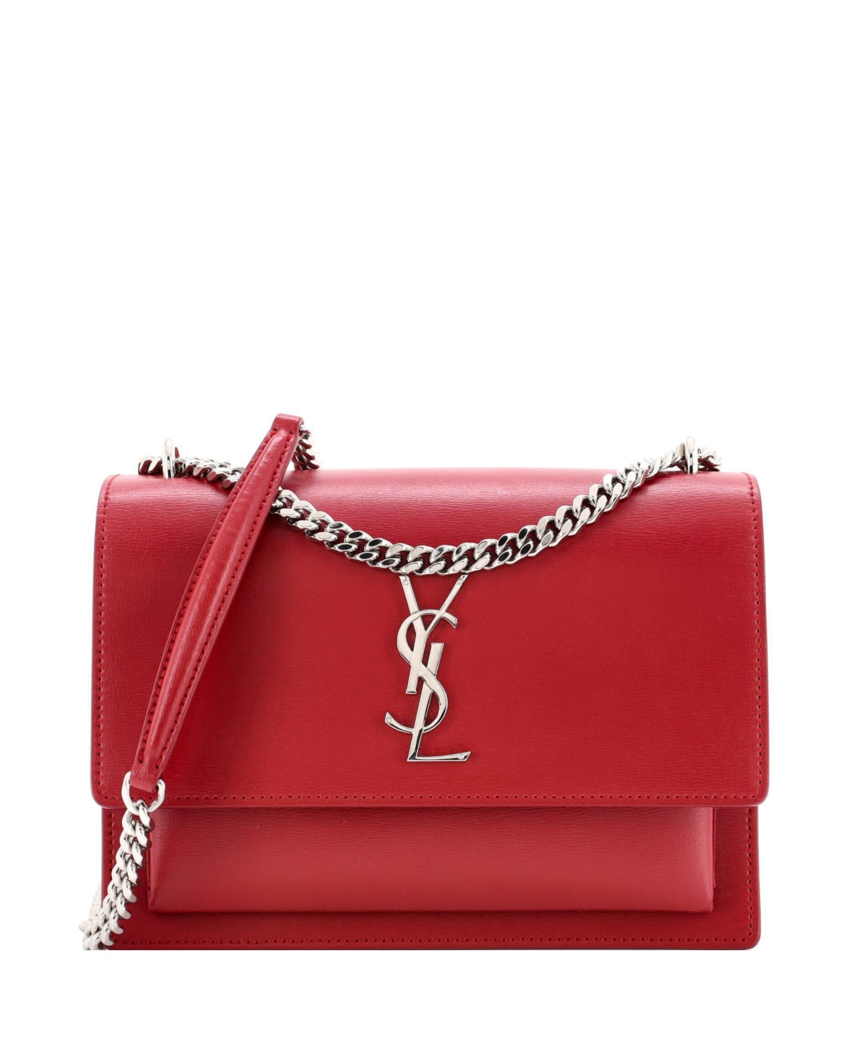 Click here for Pre-Owned Saint Laurent Medium Sunset Crossbody Ba... prices
