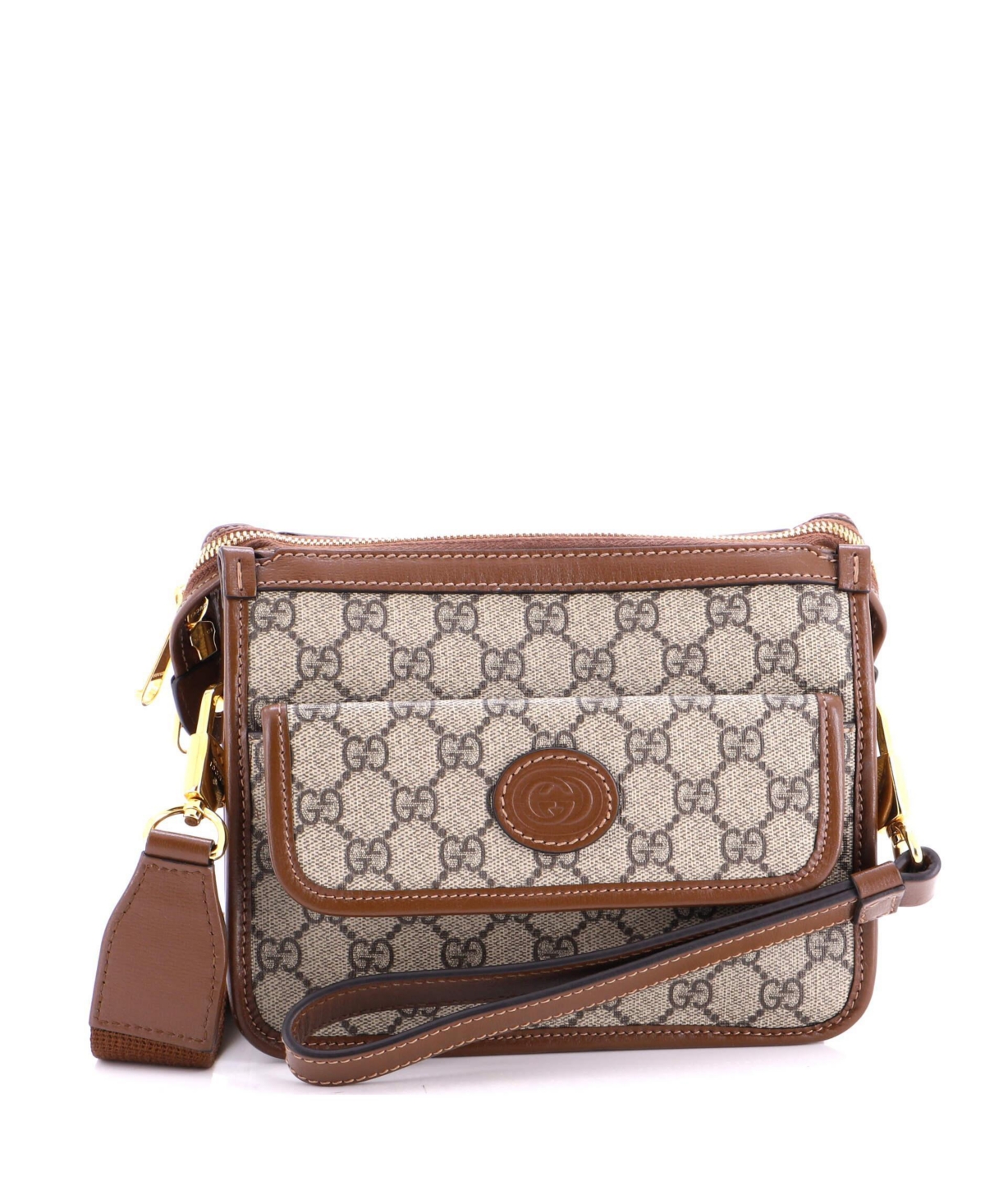 Click here for Pre-Owned Gucci Small Interlocking G Patch Wristle... prices