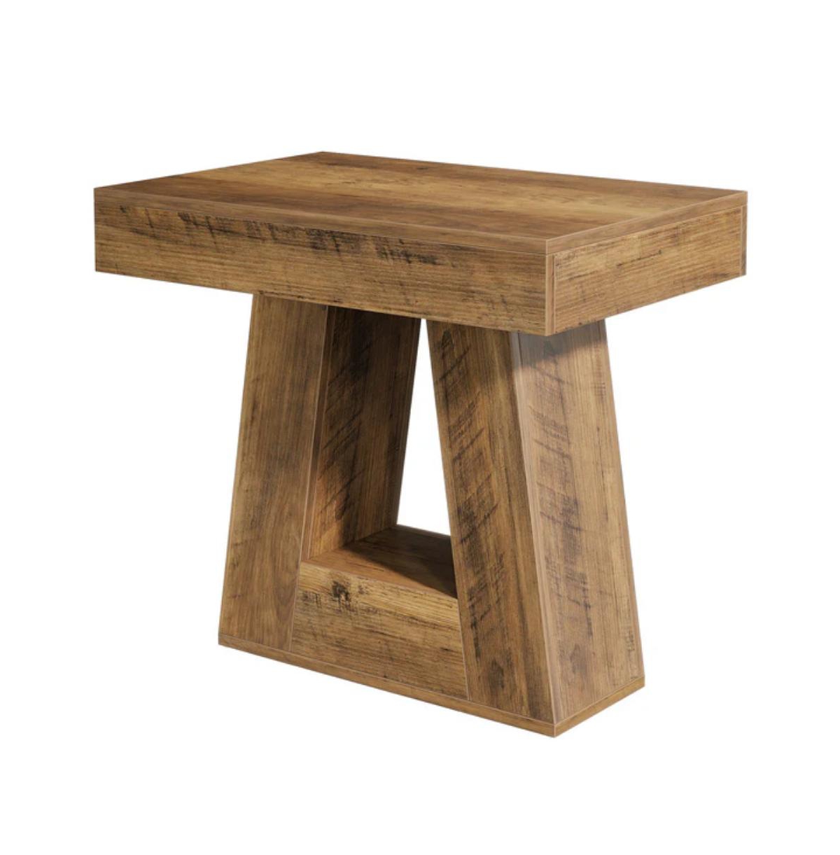 Click here for Slickblue 2-Tier Narrow End Table with Trapezoid B... prices