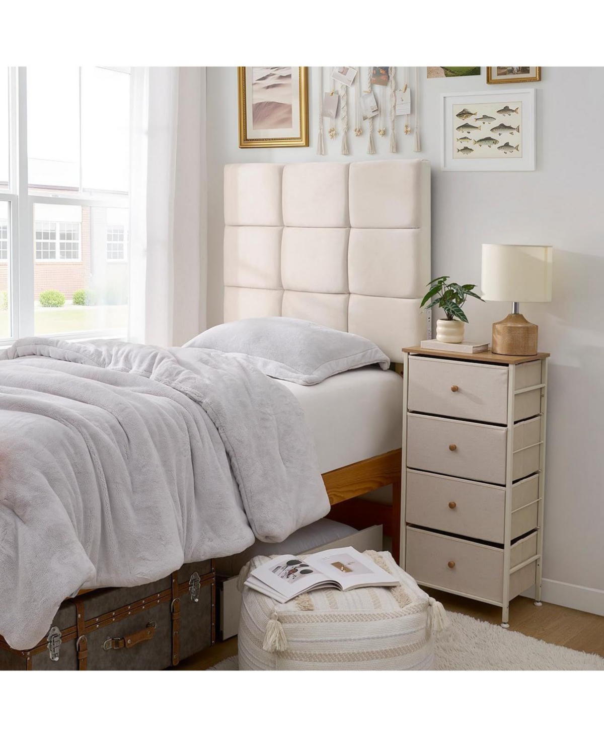 Click here for DormCo Tavira Allure Right Side Outlet Headboard -... prices
