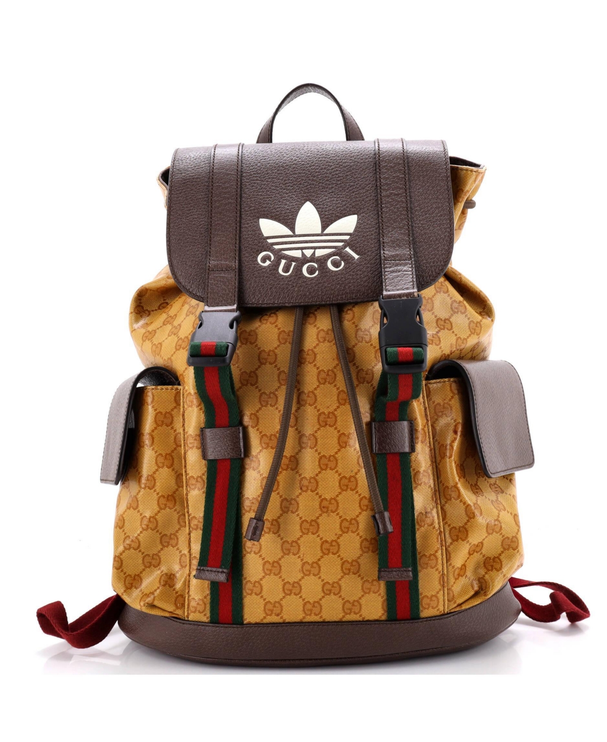 Click here for Pre-Owned Gucci Medium x adidas Double Pocket Buck... prices