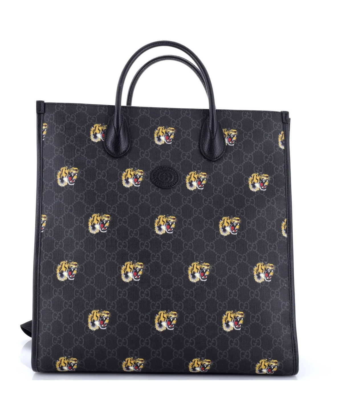 Click here for Pre-Owned Gucci Tall Interlocking G Patch Web Stra... prices