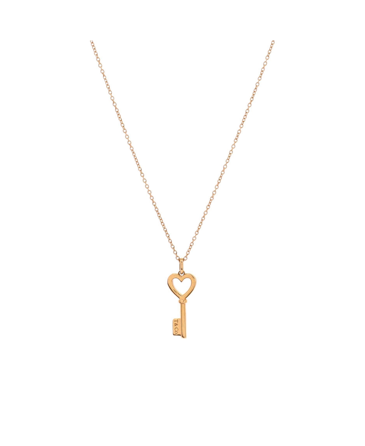 Click here for Pre-Owned Tiffany & Co Heart Key Pendant Necklace... prices