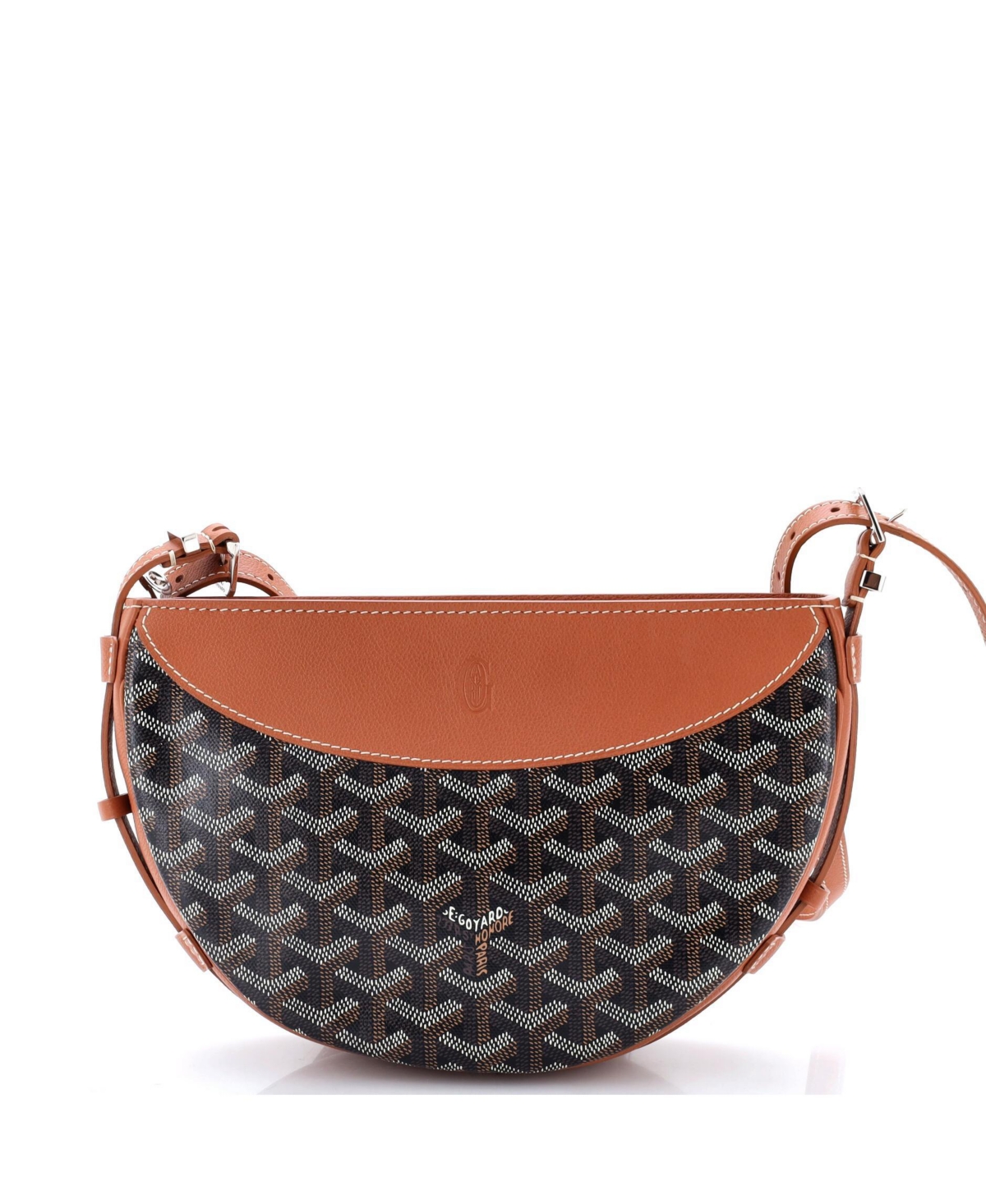 Click here for Pre-Owned Goyard Hirondelle Shoulder Bag Coated Ca... prices