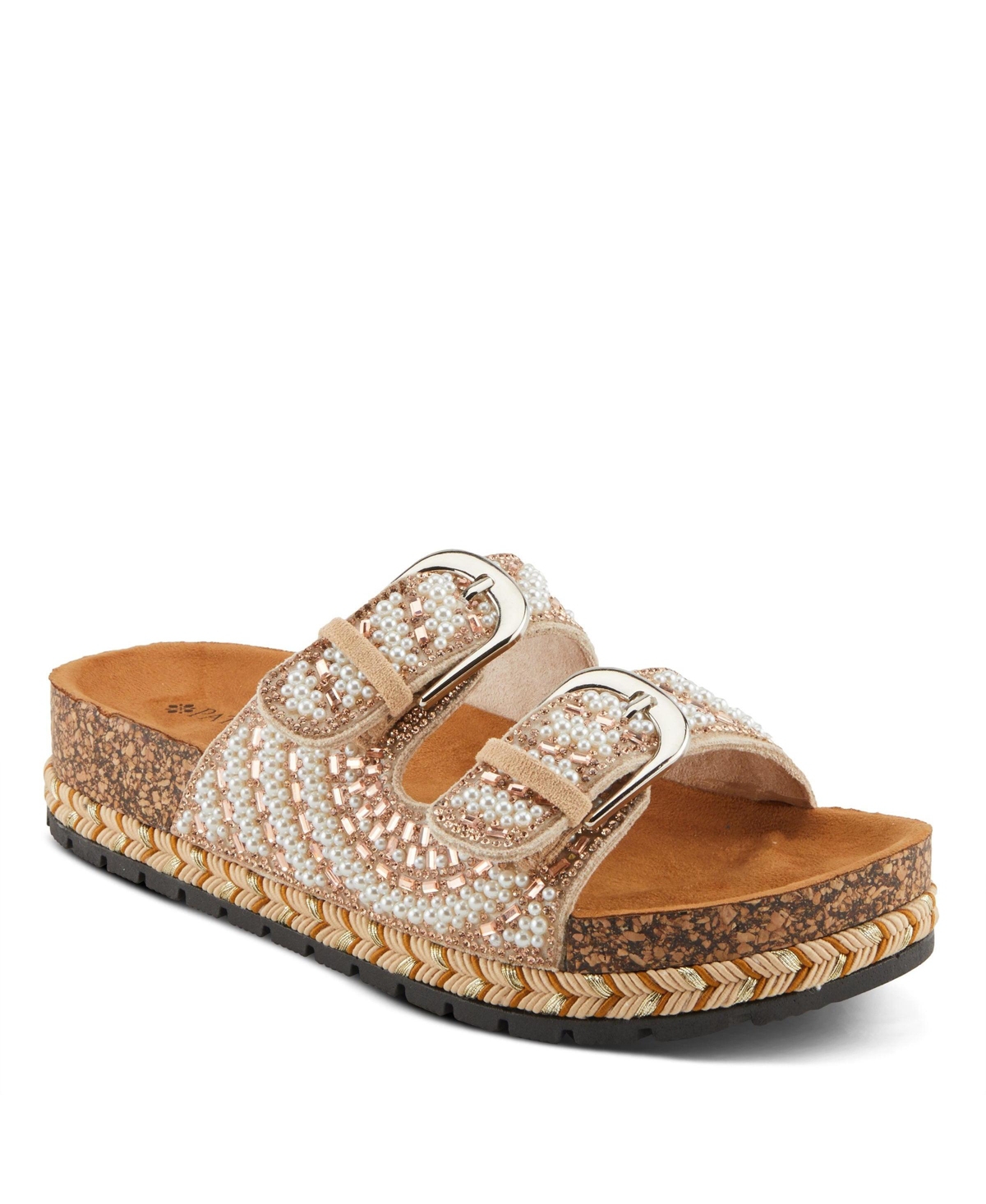 Click here for Patrizia Womens Pearline Pearl & Crystal Beaded Sl... prices