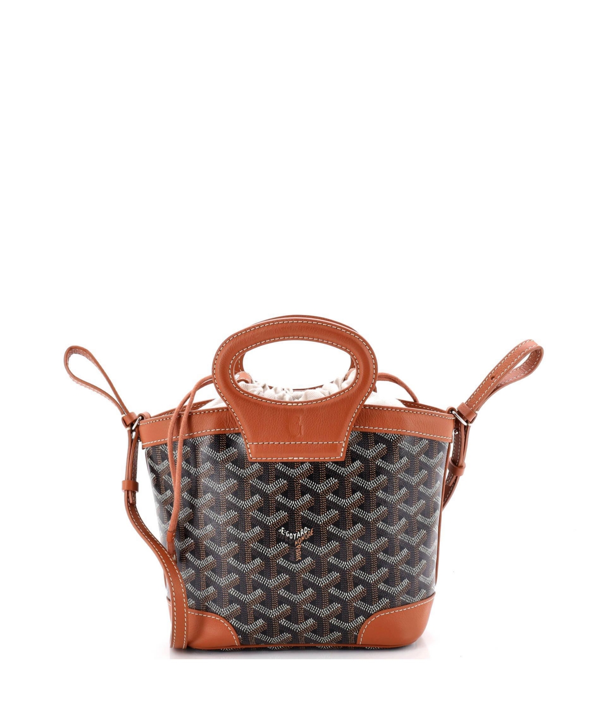 Click here for Pre-Owned Goyard Mini Beluga Bag Coated Canvas - B... prices