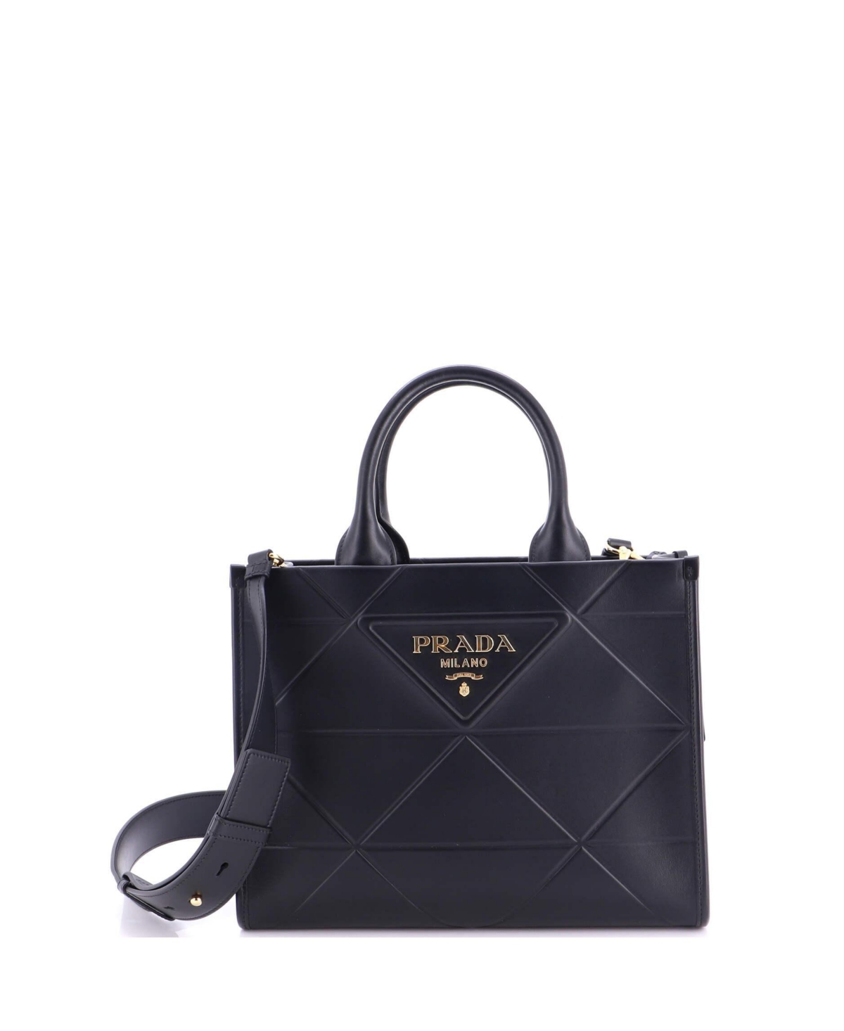 Click here for Pre-Owned Prada Small Symbole Shopper Tote Embosse... prices