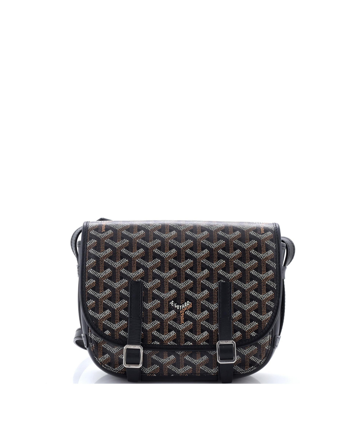 Click here for Pre-Owned Goyard Pm Belvedere Messenger Bag Coated... prices