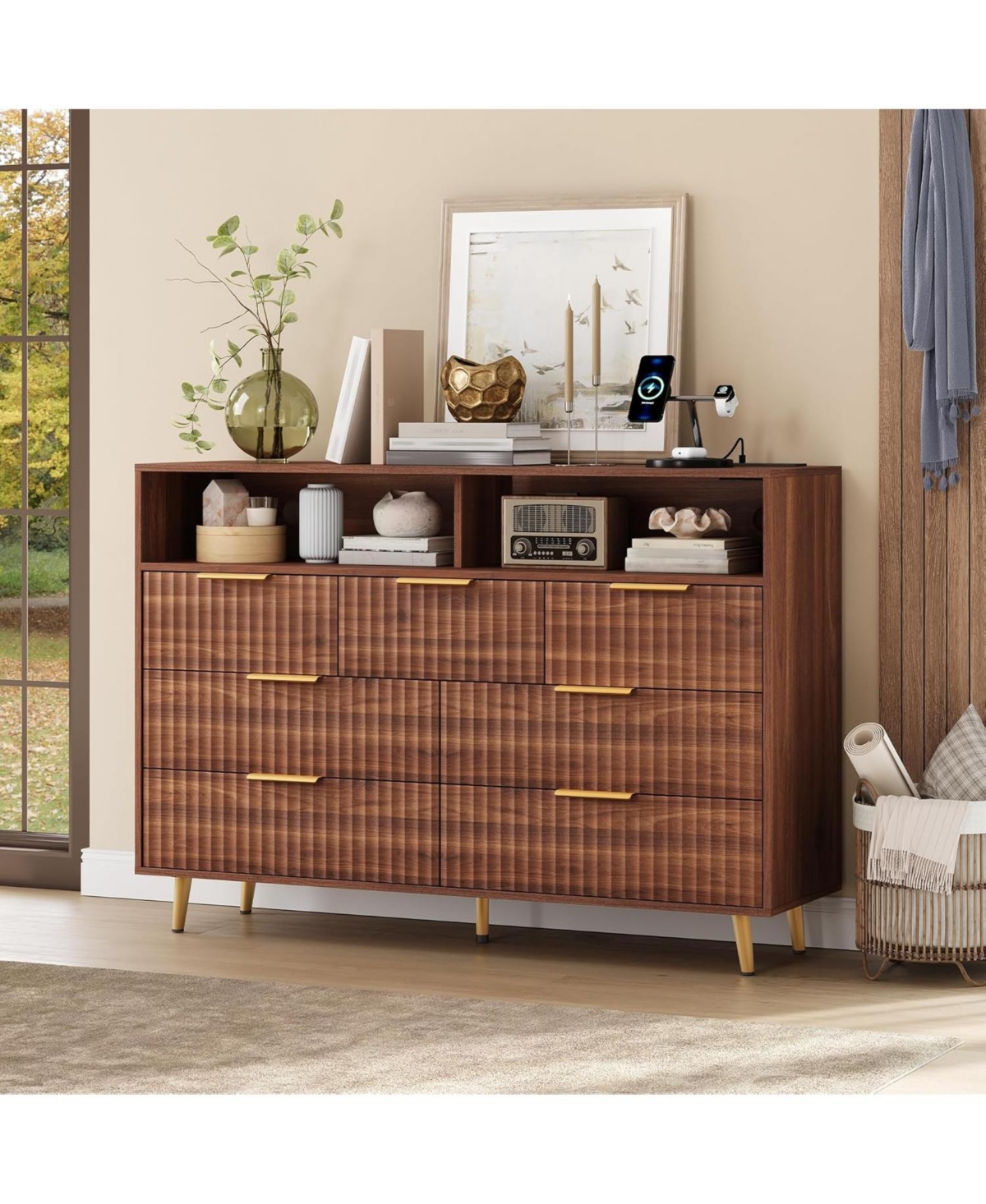 Click here for gaomon 7 Drawers Dresser for Bedroom  54 Wide Dres... prices