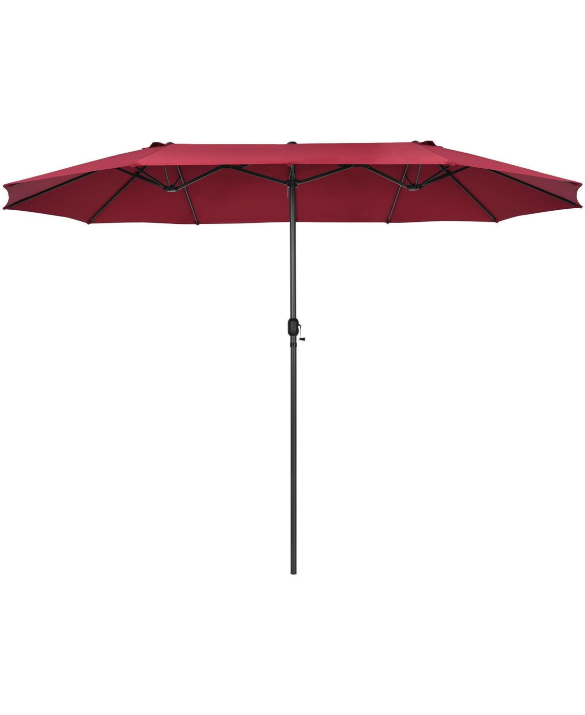 Click here for Sugift 15 ft Twin Patio Double-Sided Market Umbrel... prices