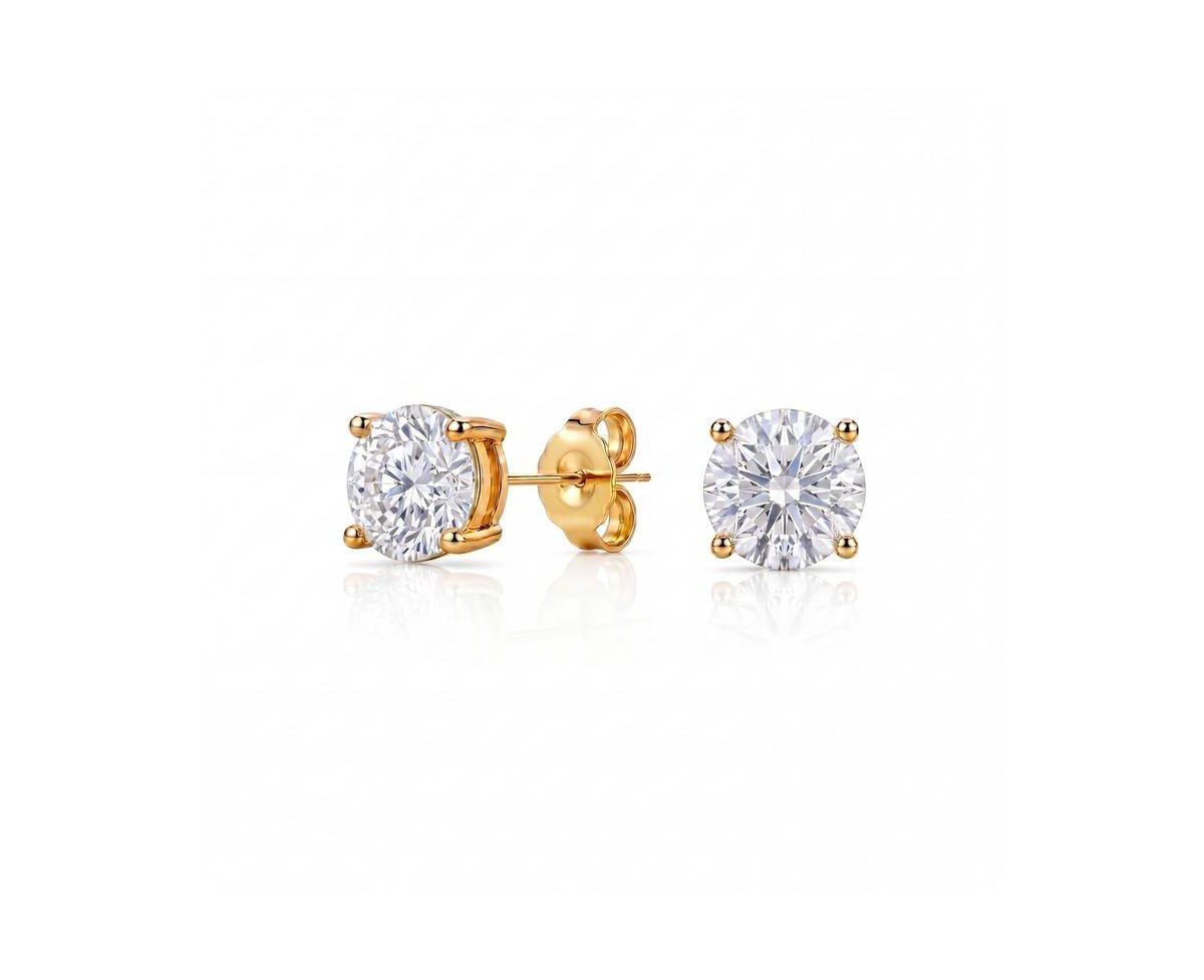 Click here for Genevive Dainty Sterling Silver Brilliant Round 5M... prices