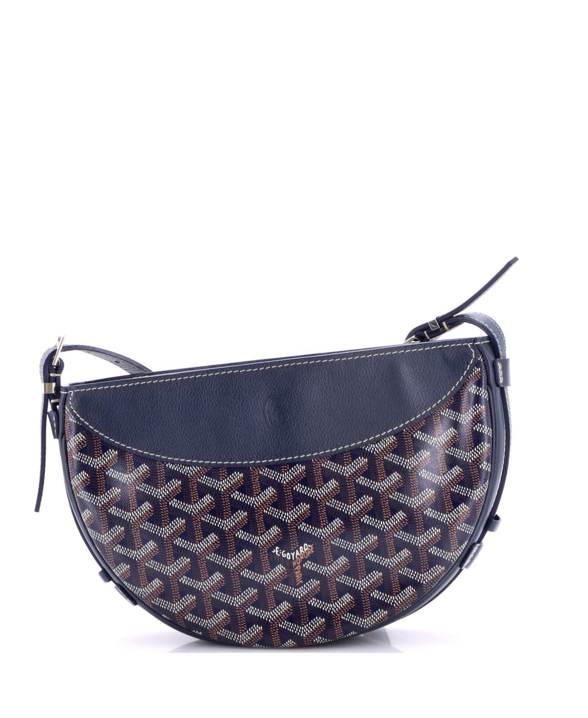 Click here for Pre-Owned Goyard Hirondelle Shoulder Bag Coated Ca... prices
