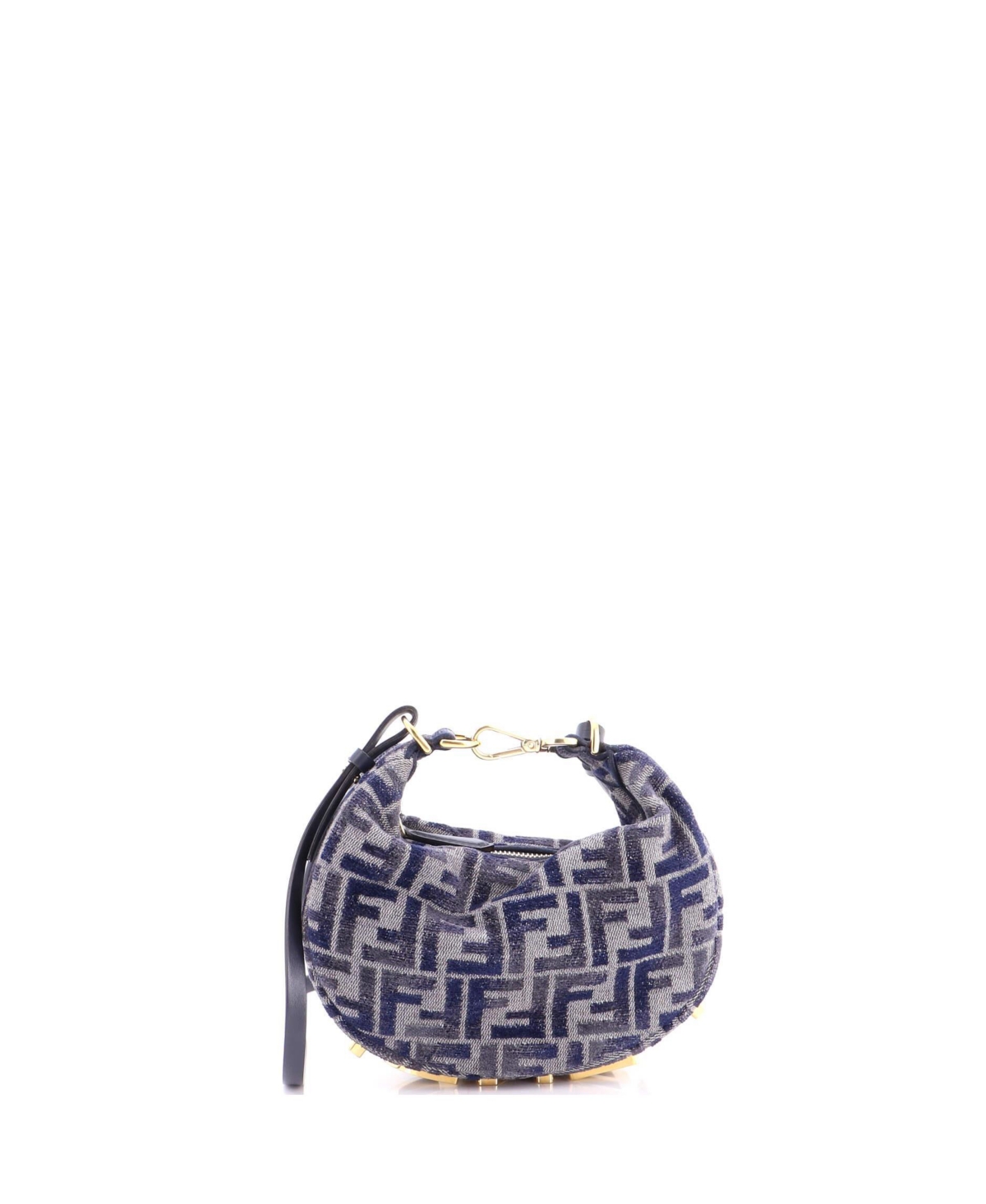 Click here for Pre-Owned Fendi Mini Fendigraphy Bag Zucca Canvas... prices