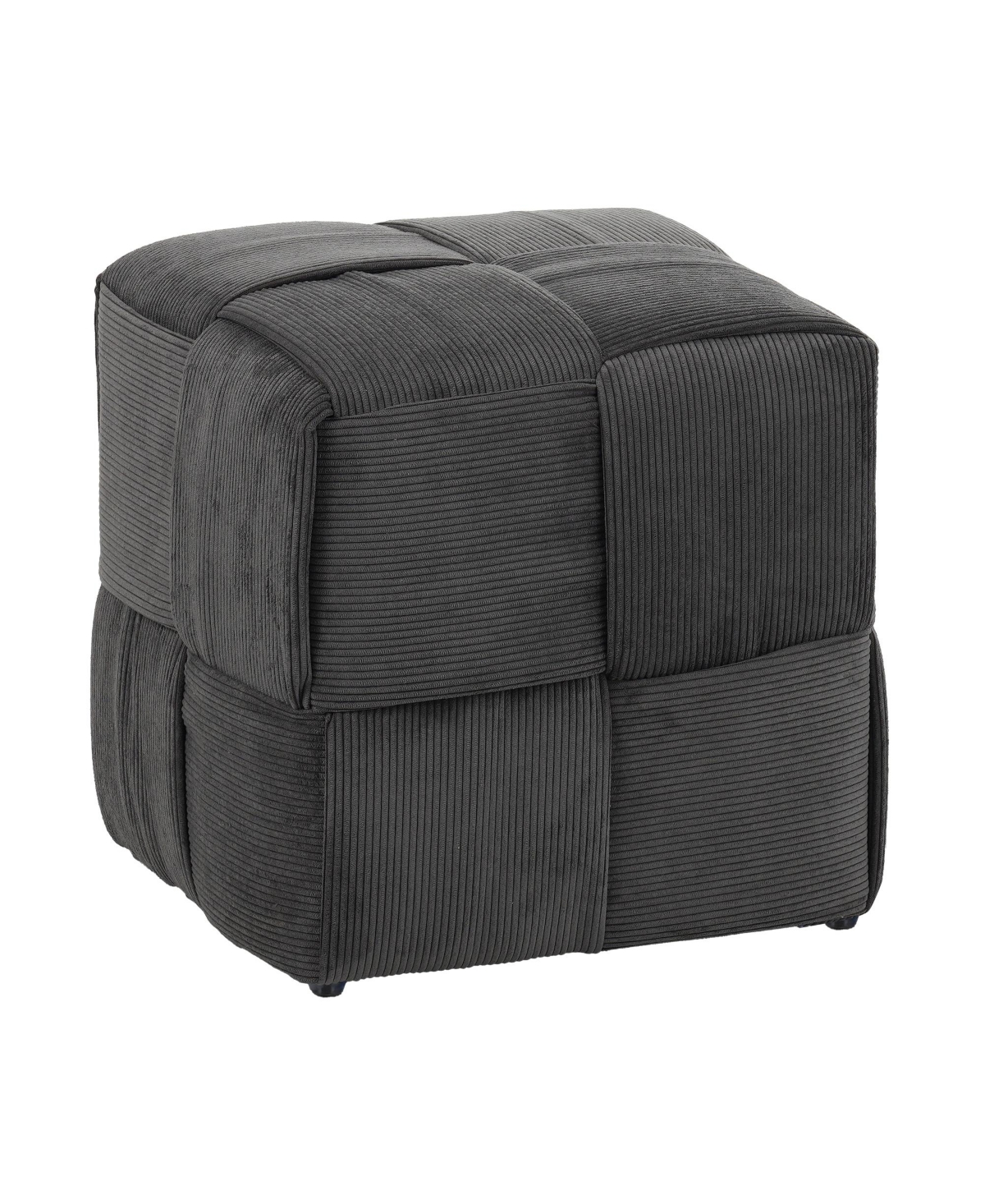Click here for sumyeg Square Corduroy Ottoman Footrest with Woven... prices